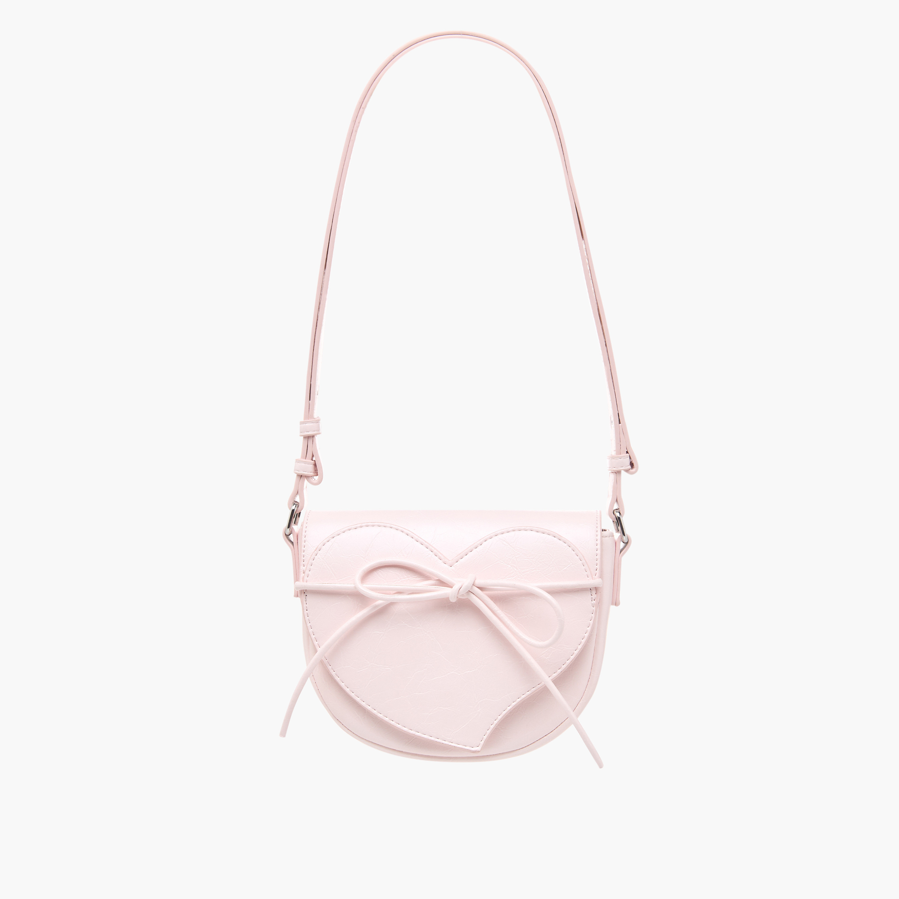 Charmz Bow Applique Crossbody Bag with Button Closure Online | Girls ...