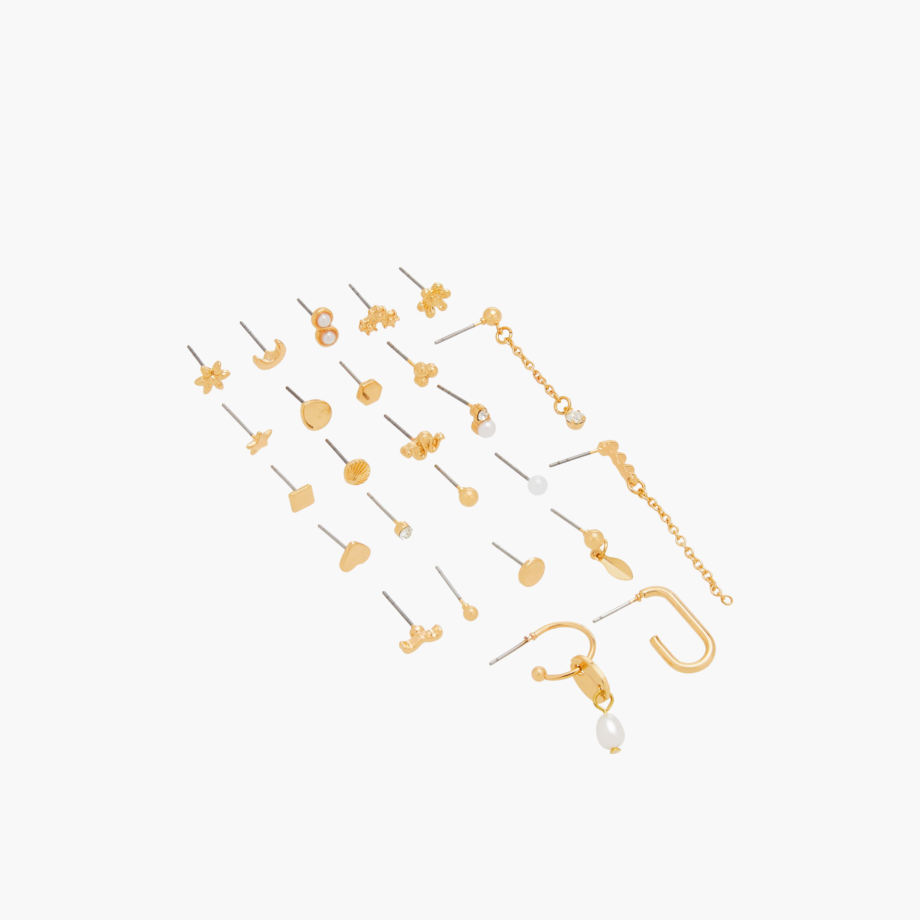 Buy Assorted Earrings with Pushback Closure - Set of 25 Online ...