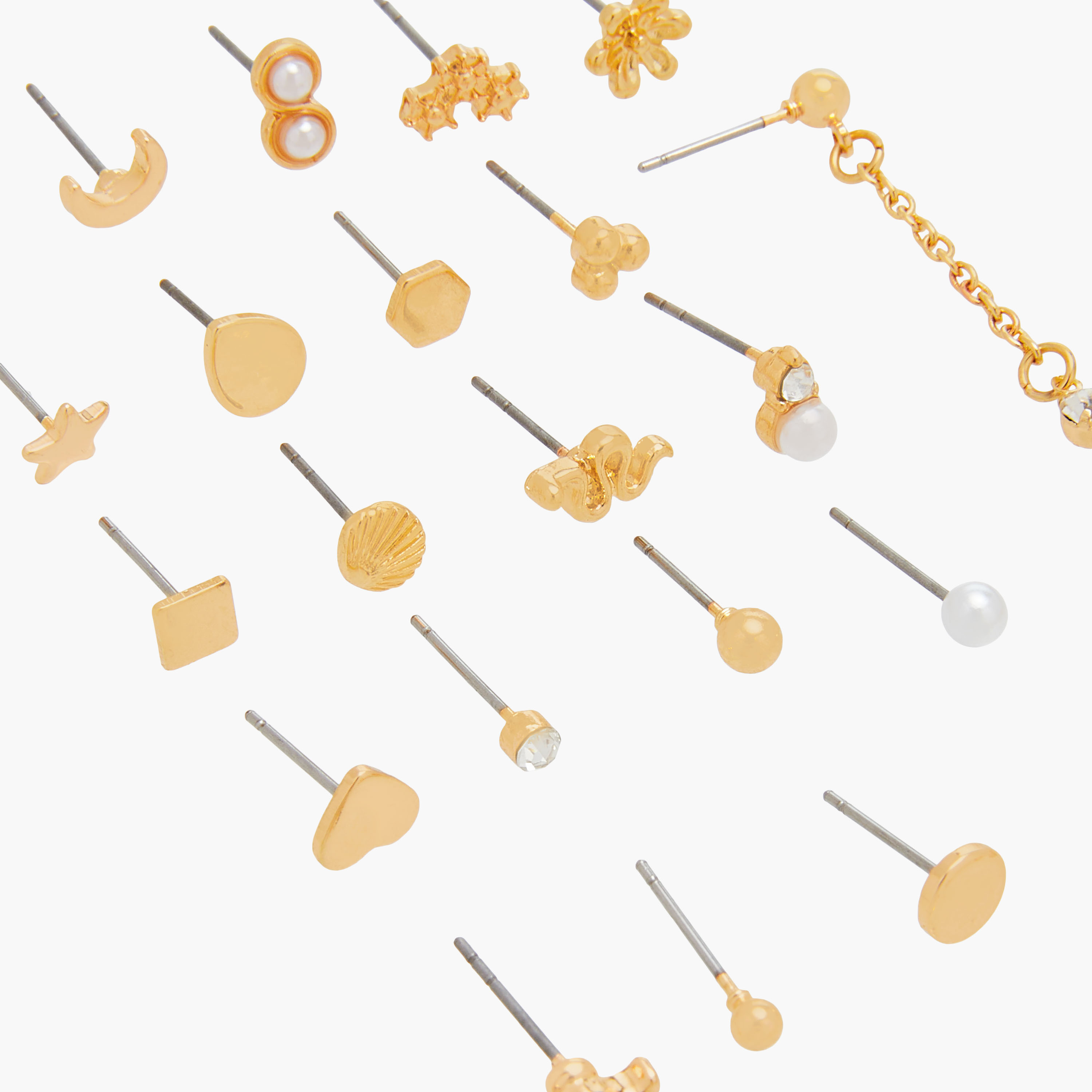 Buy Assorted Earrings with Pushback Closure - Set of 25 Online ...