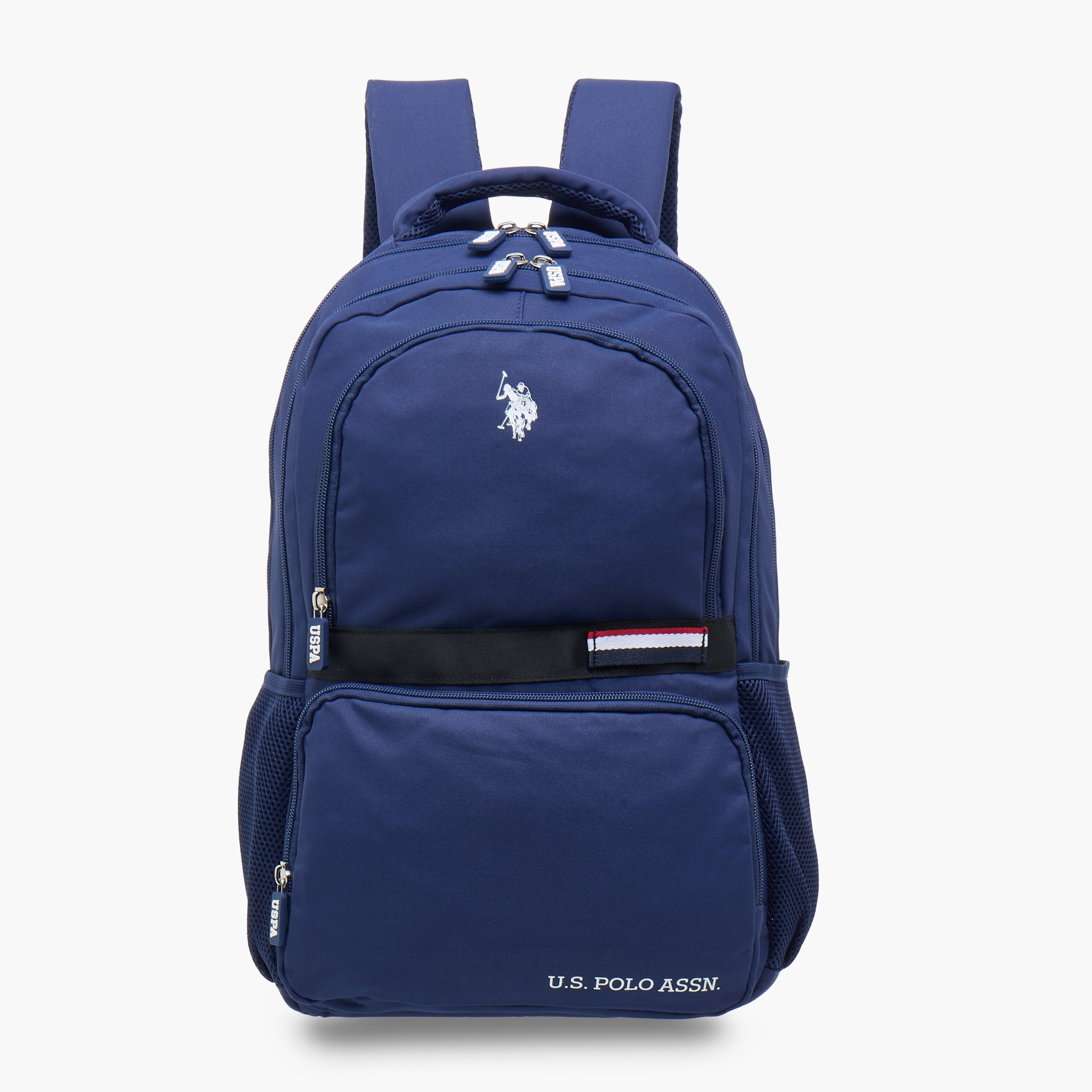 Buy US POLO ASSN. Solid 18-inch Backpack with Adjustable Straps and Zip ...