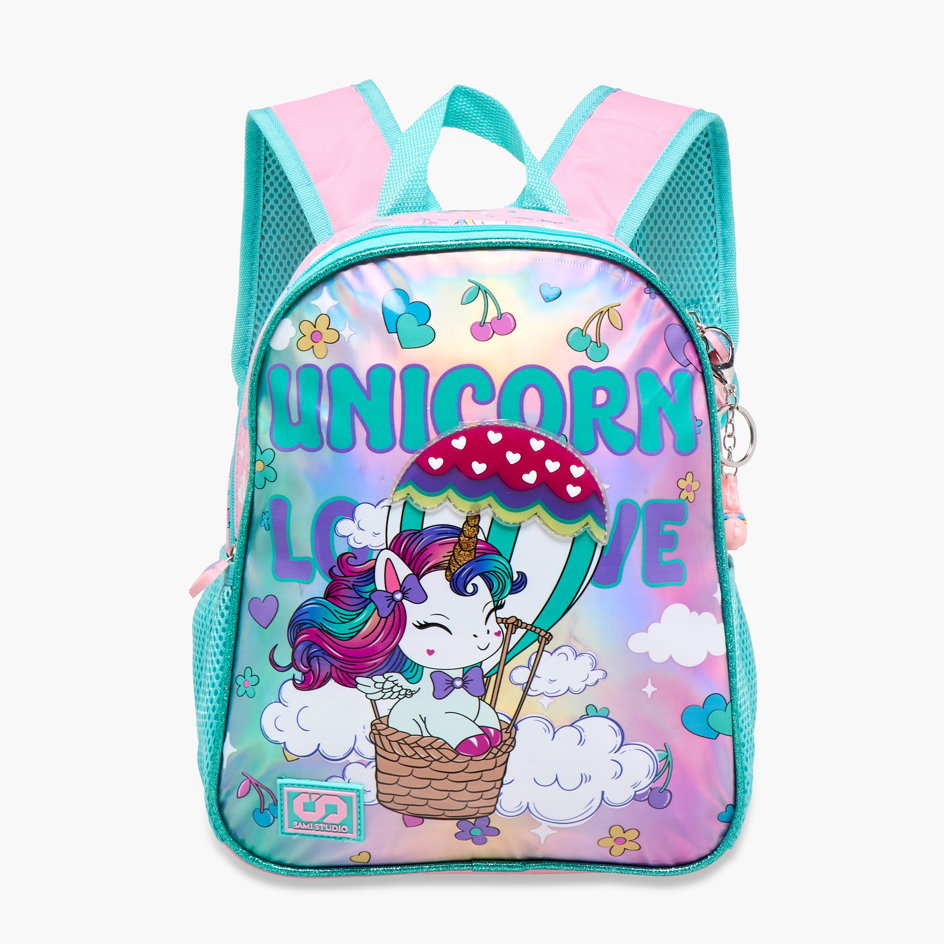 Buy SAMI STUDIO Unicorn Print 12-inch Backpack with Adjustable Straps ...