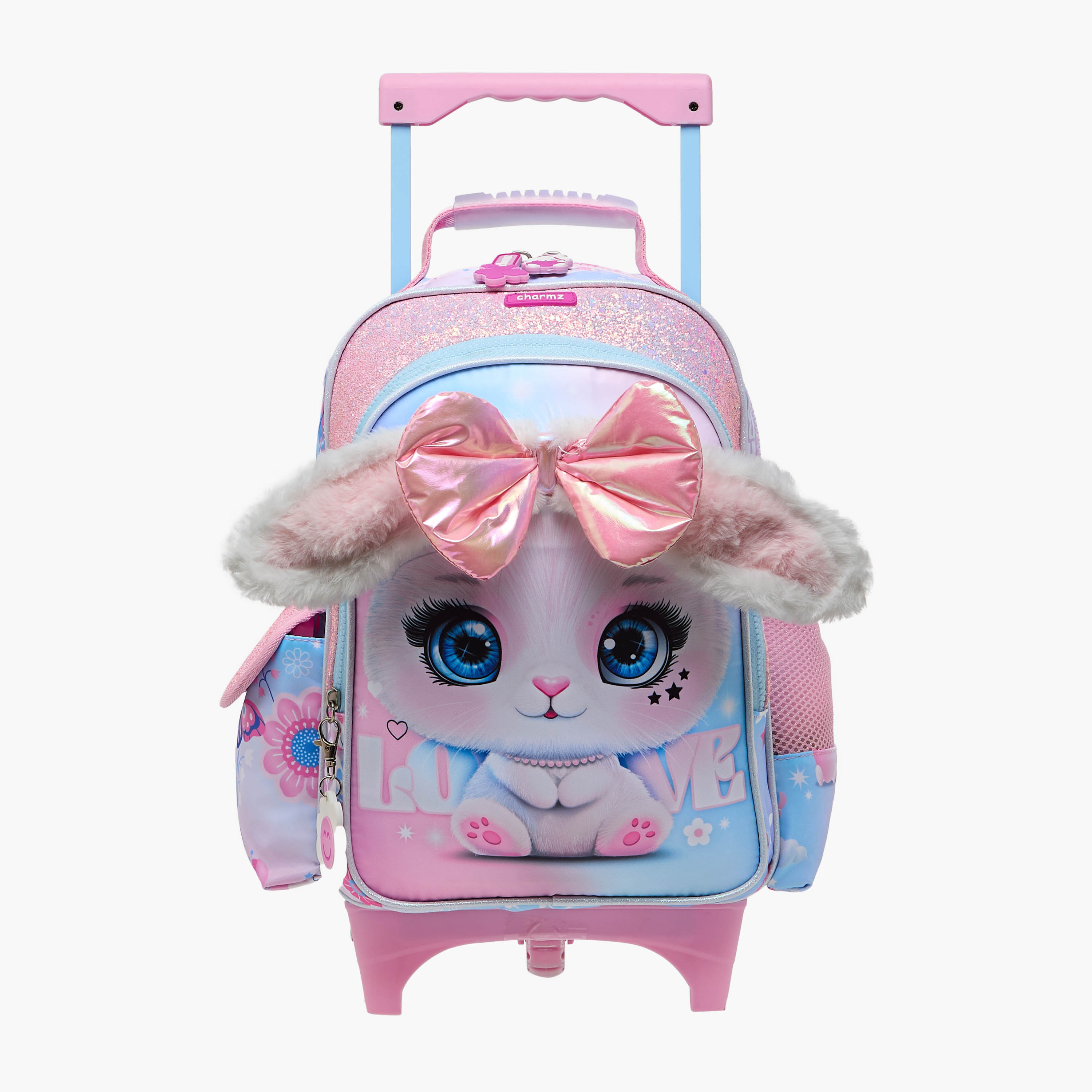 Charmz Animal Print Trolley Bag for Girls 2-5 Years with Padded ...