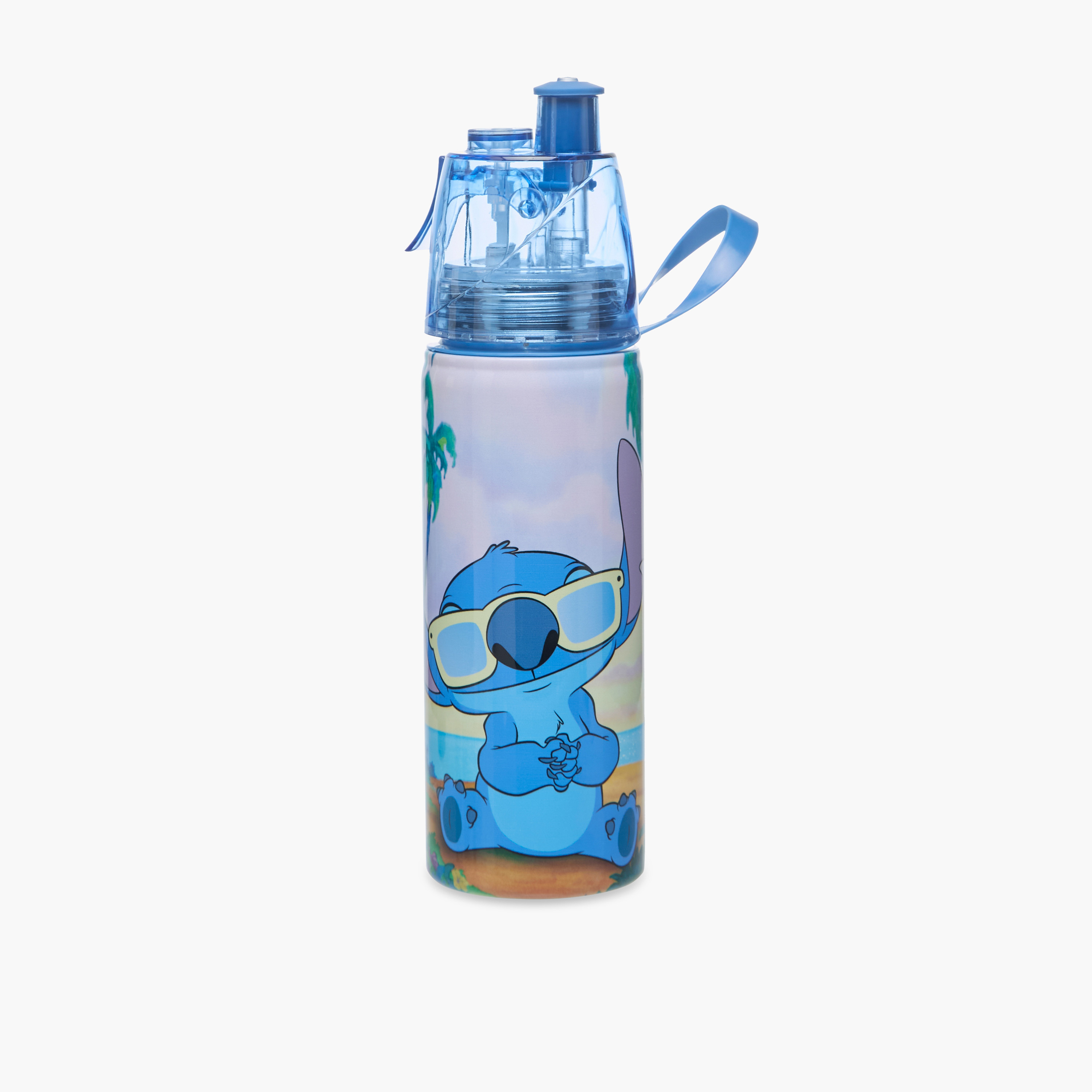 Buy Disney Stitch Stainless Steel Water Bottle with Water Mist Trigger ...