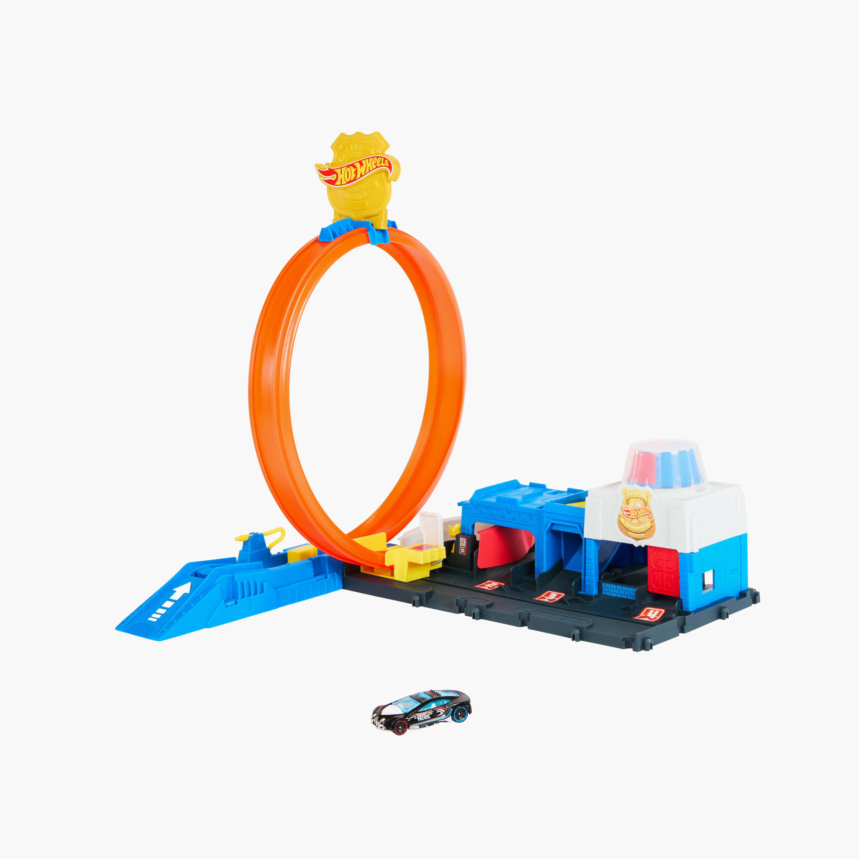 Buy Hot Wheels City Police Station Track Playset Online | Centrepoint ...