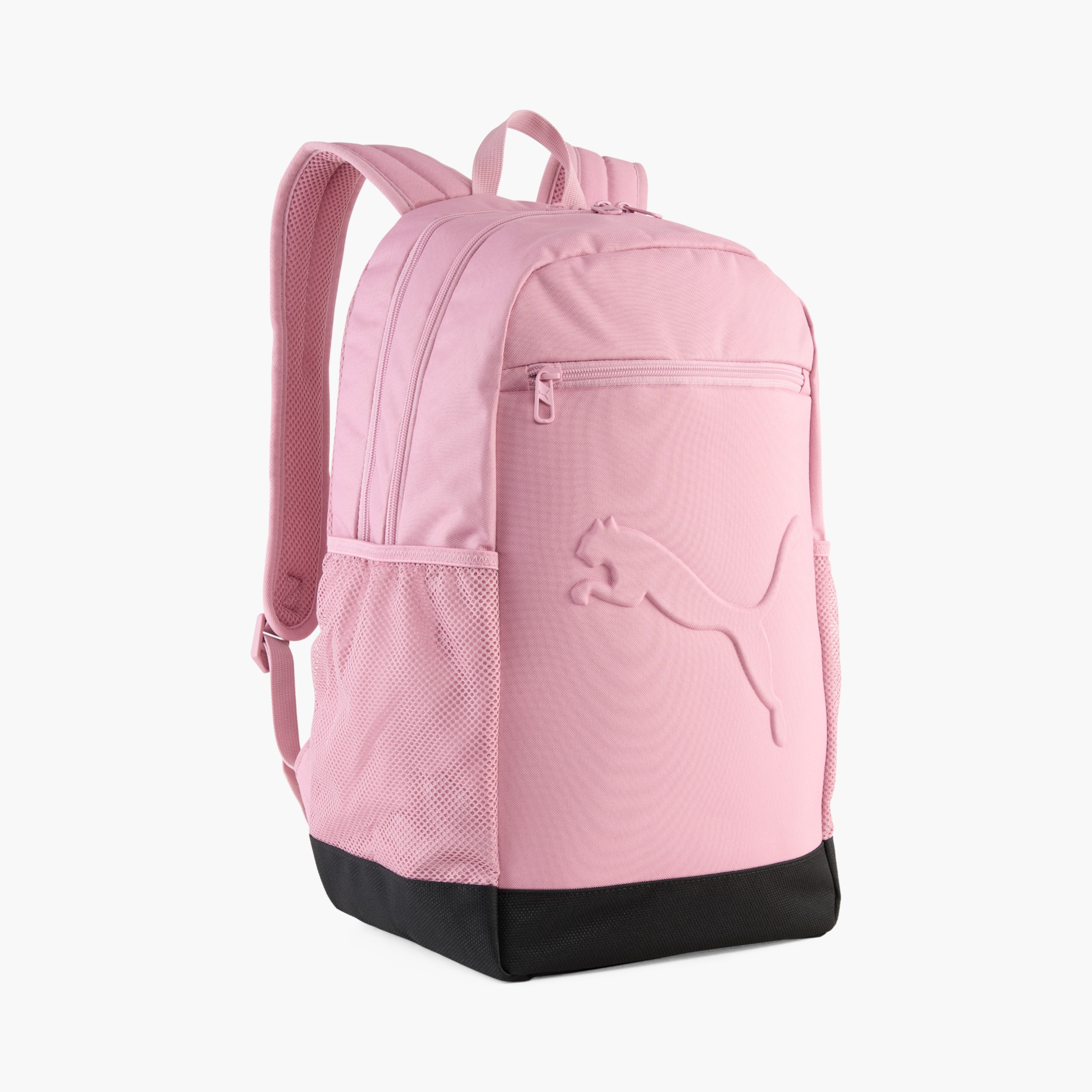 Shop Puma Logo Embossed School Backpack with Adjustable Shoulder Straps ...