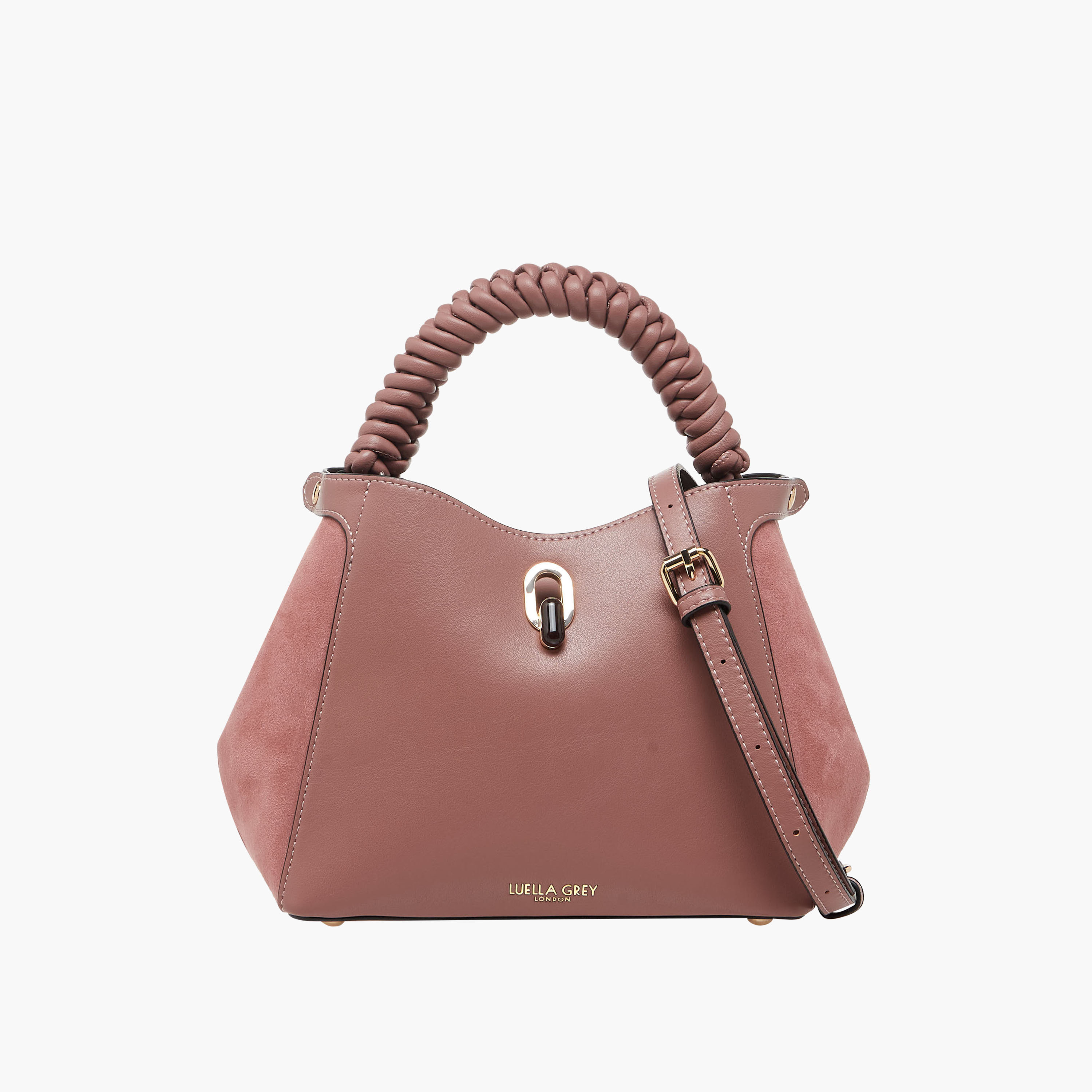 Buy LUELLA GREY Catherine Solid Crossbody Bag with Detachable Strap ...