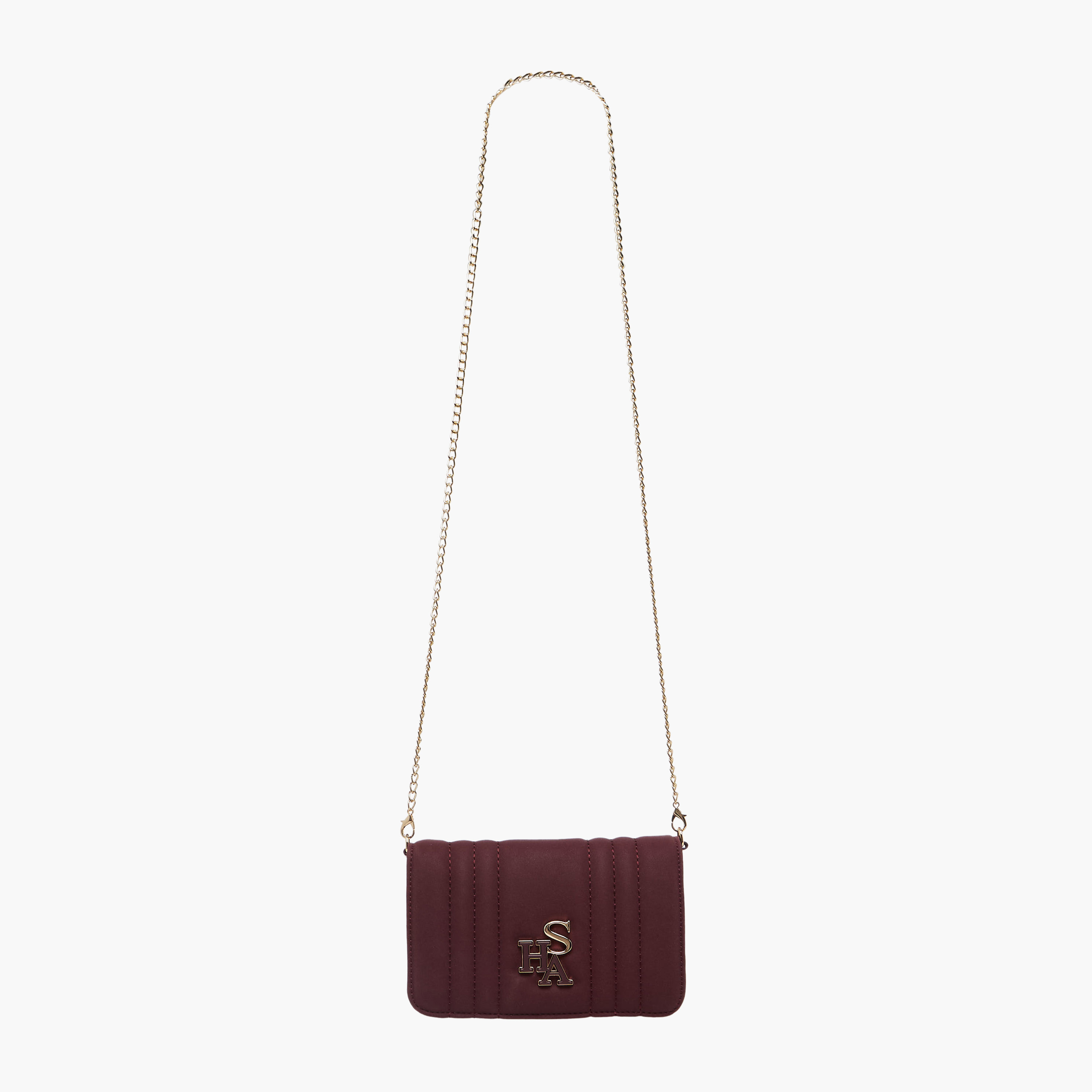 Shop Sasha Kodes Textured Crossbody Bag with Detachable Strap Online ...