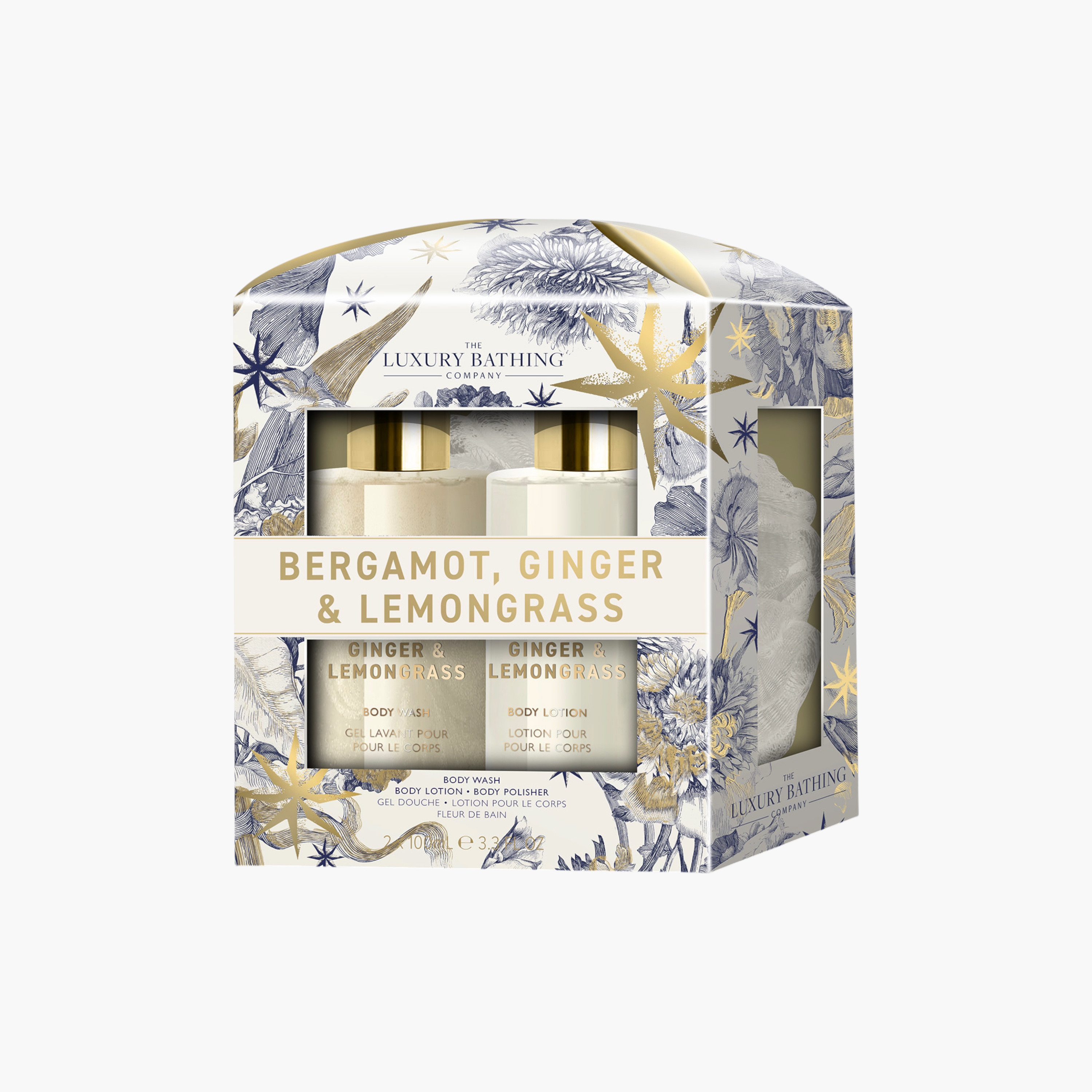 Buy Luxury Bathing Company Bergamot Ginger Lemongrass Bath Set Online ...