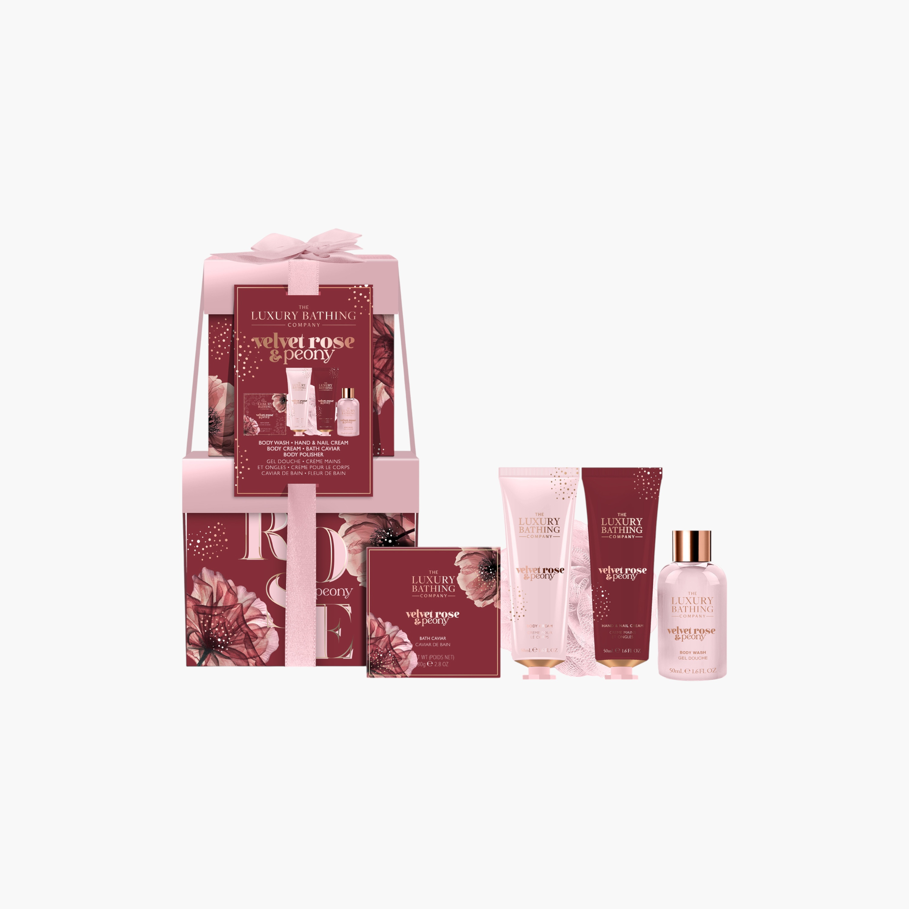 Buy Luxury Bathing Company Velvet Rose Peony Bathing Gift Set Online ...