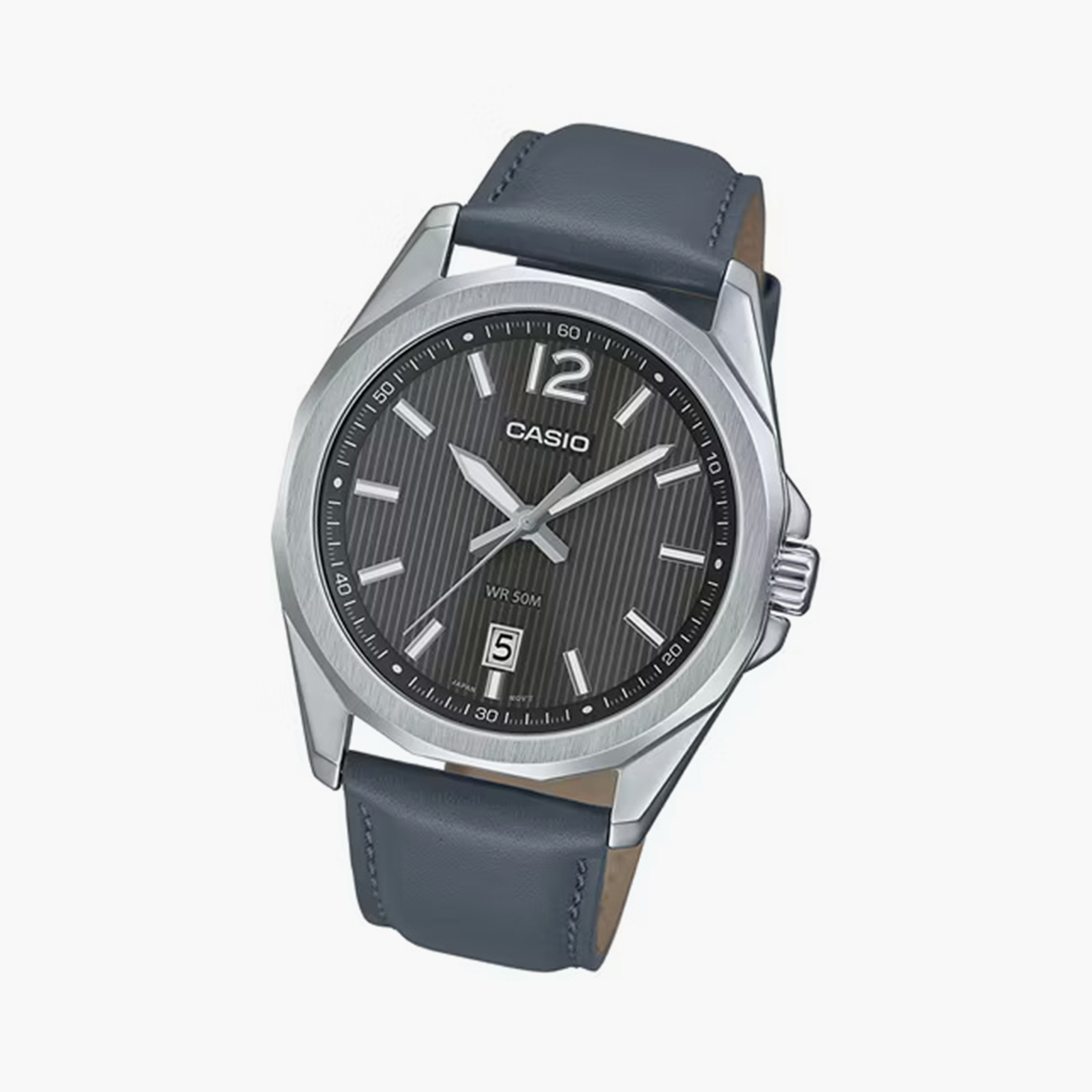 Shop Casio Men's 42MM Grey Analog-Digital Resin Strap Watch | MTP-E725L ...