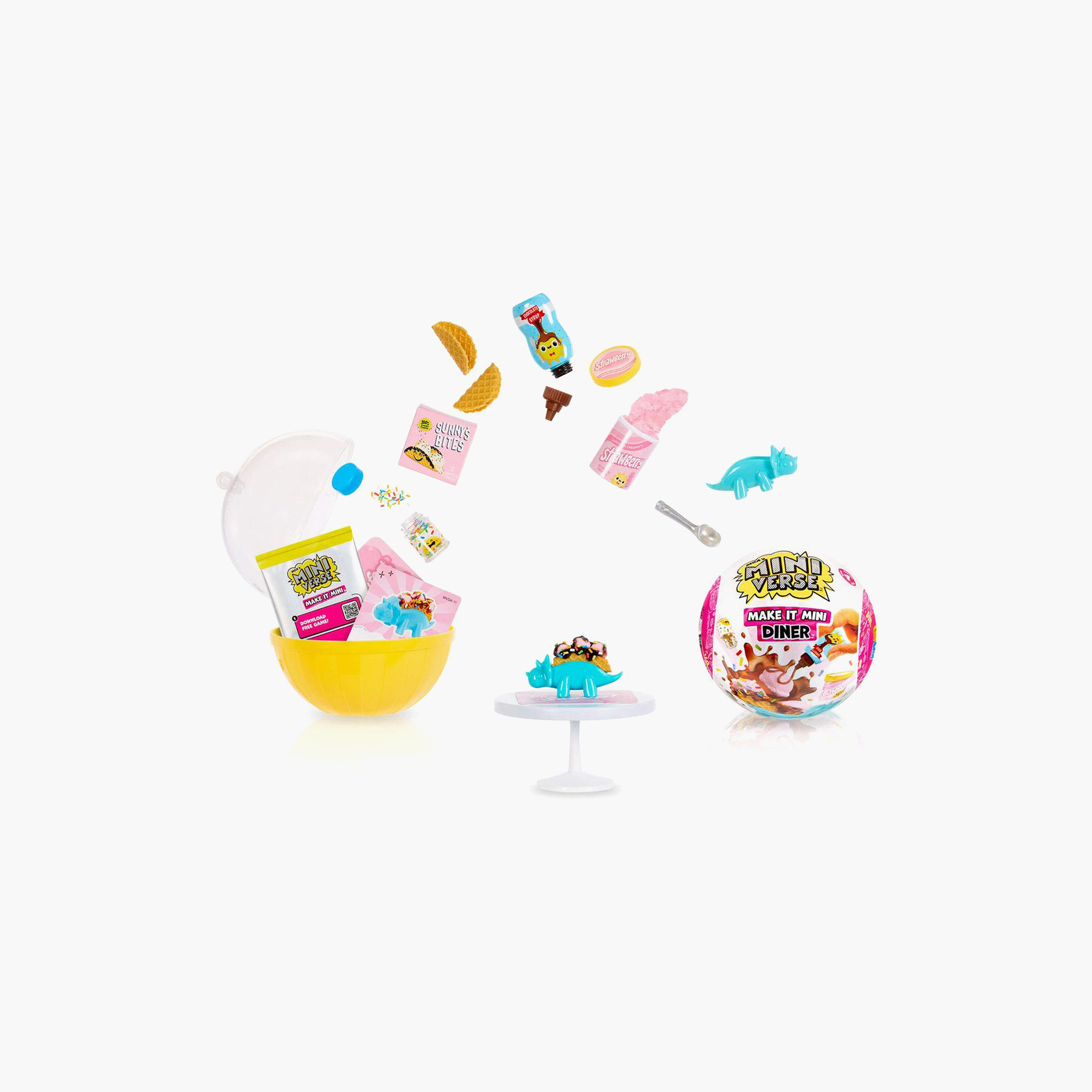 Buy Miniverse Make It Mini Foods Diner Playset Online | Babyshop UAE