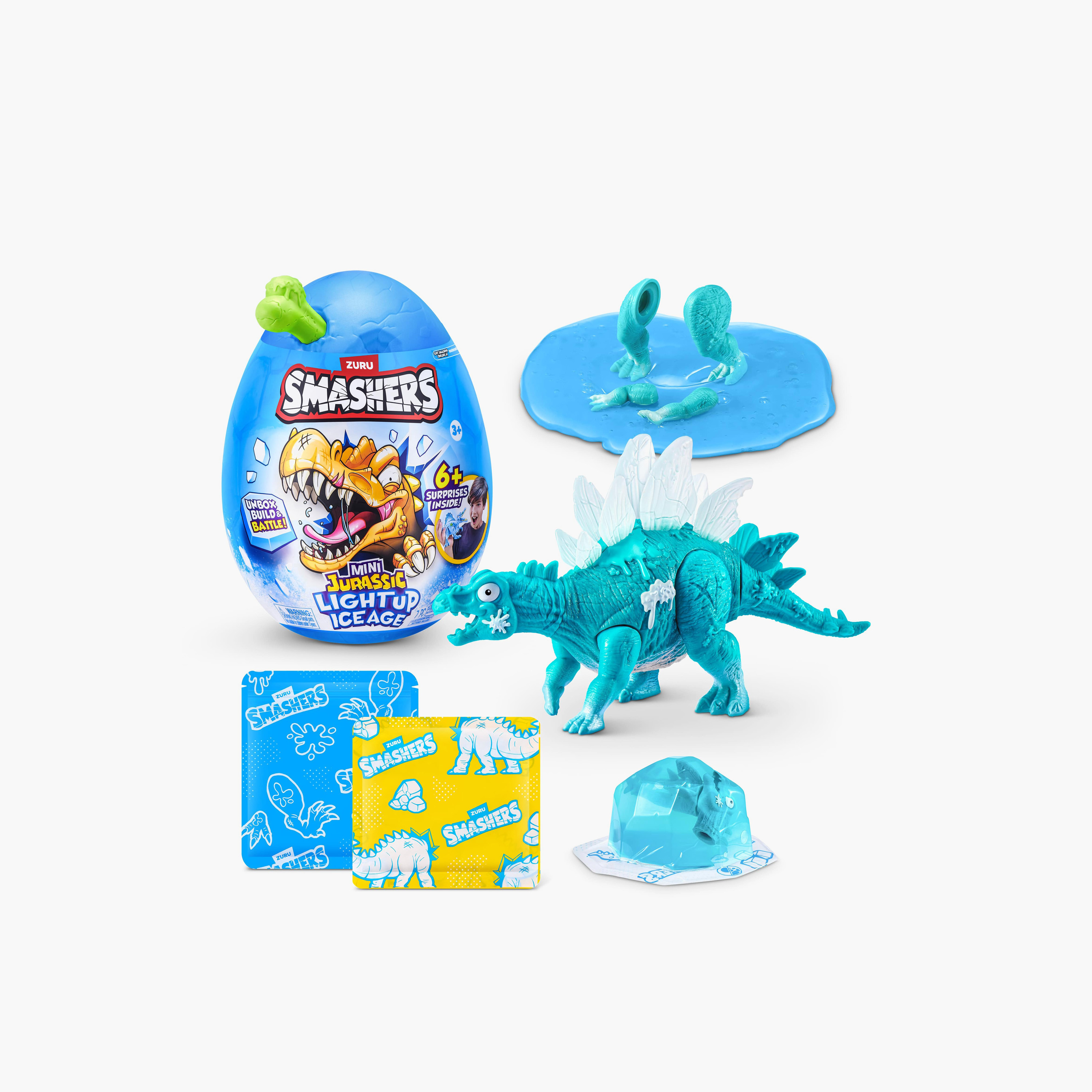 Buy ZURU Smasher Mini Jurassic Light Up Ice Age Toy Online | Babyshop UAE