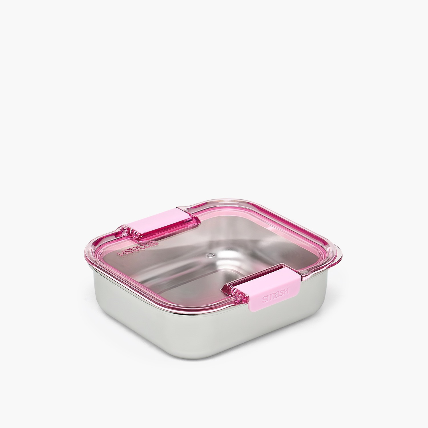 Buy Smash Solid Lunch Box for Girls with Clip Lock Lid - 600 ml Online ...