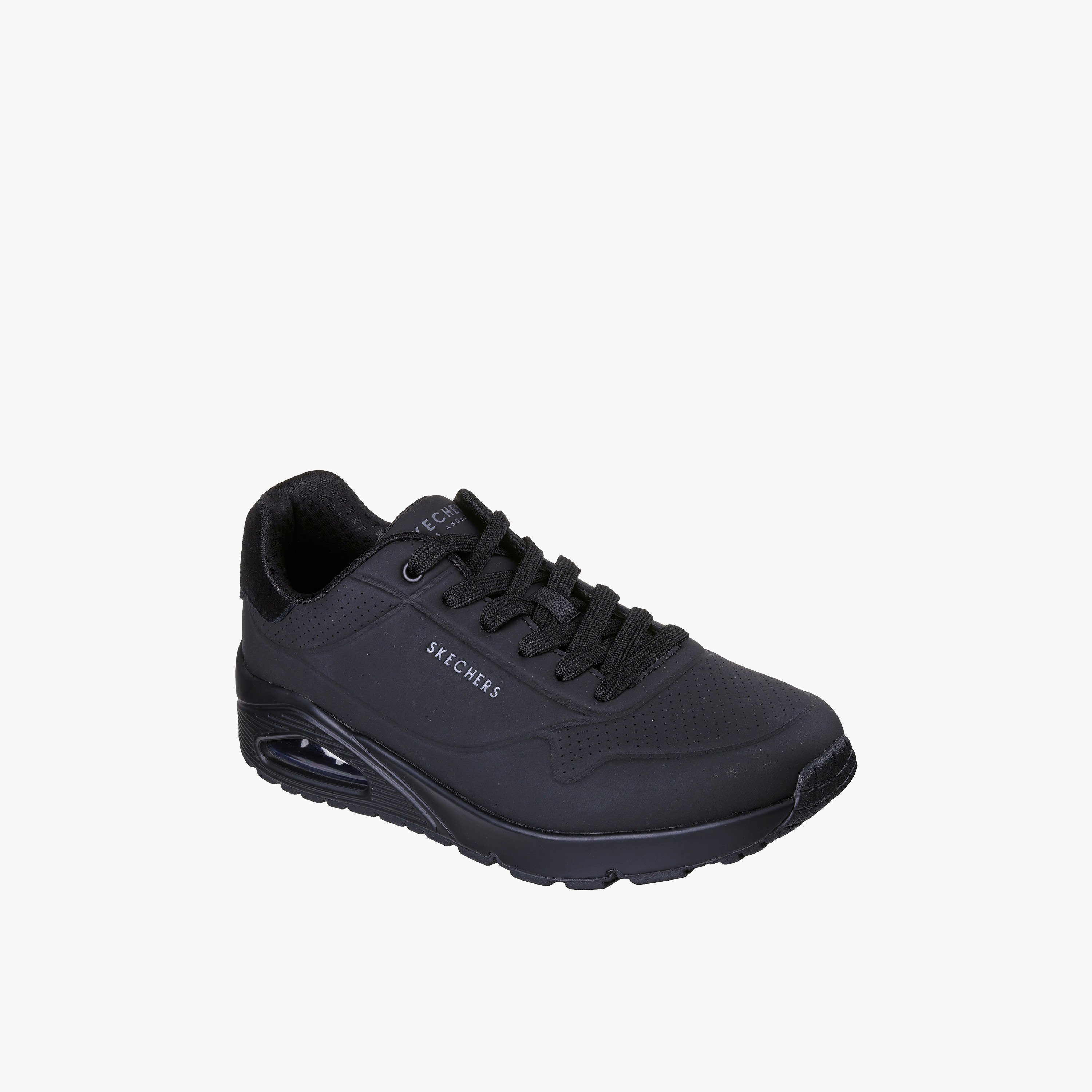 Buy Skechers Men UNO Lace-Up Ankle Sneakers Online | Centrepoint Qatar