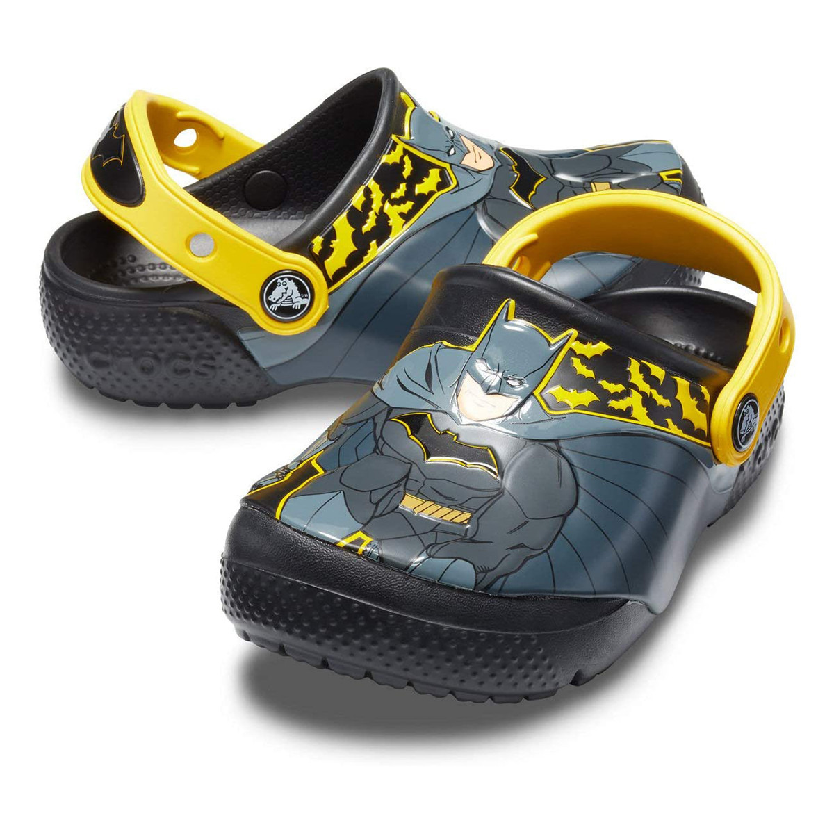 Buy Crocs Kids Fun Lab Batman Character Black Clog Online | Centrepoint UAE