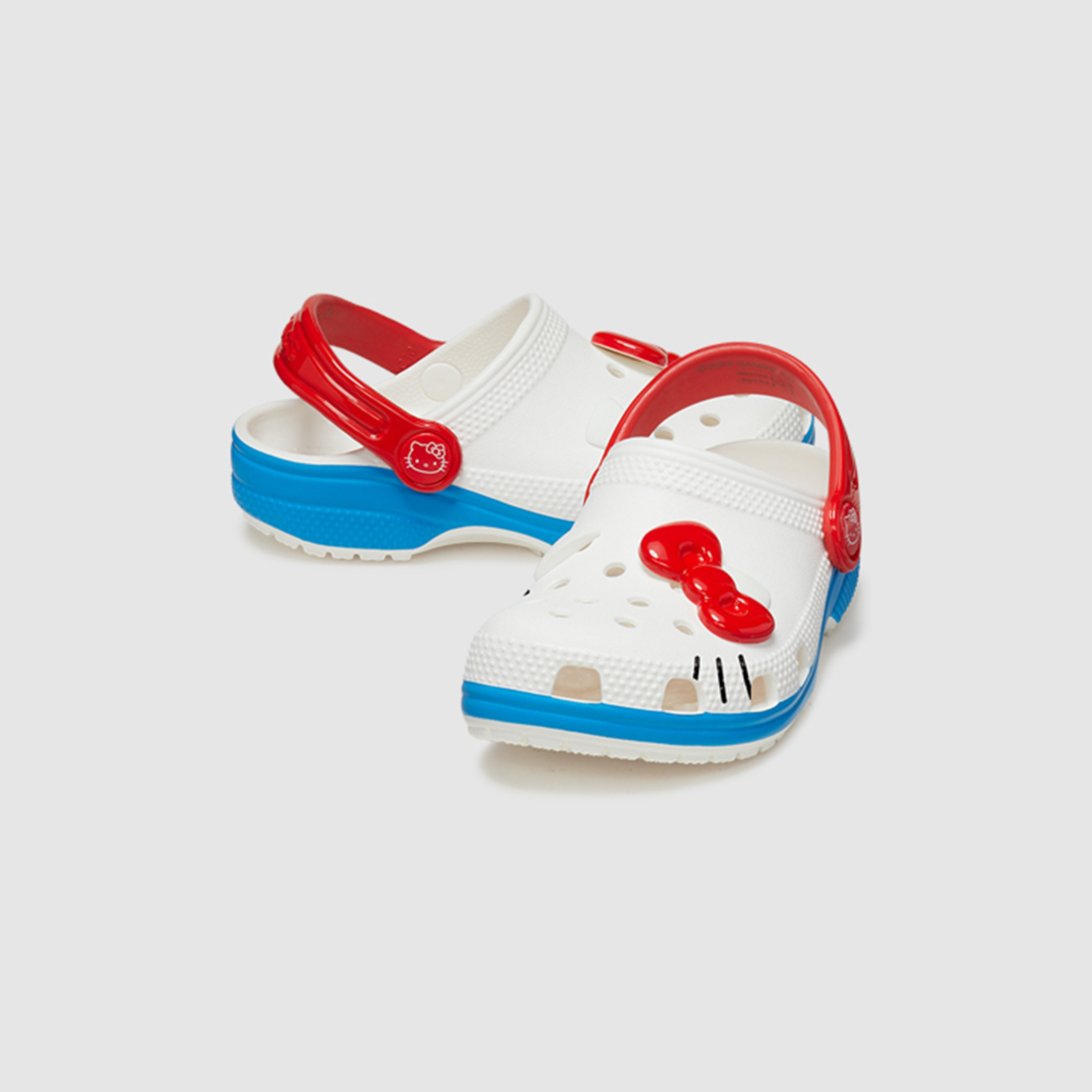 Buy Crocs Kids Slip On Hello Kitty IAM Classic Clogs 209469 100 Online for Girls Centrepoint KSA
