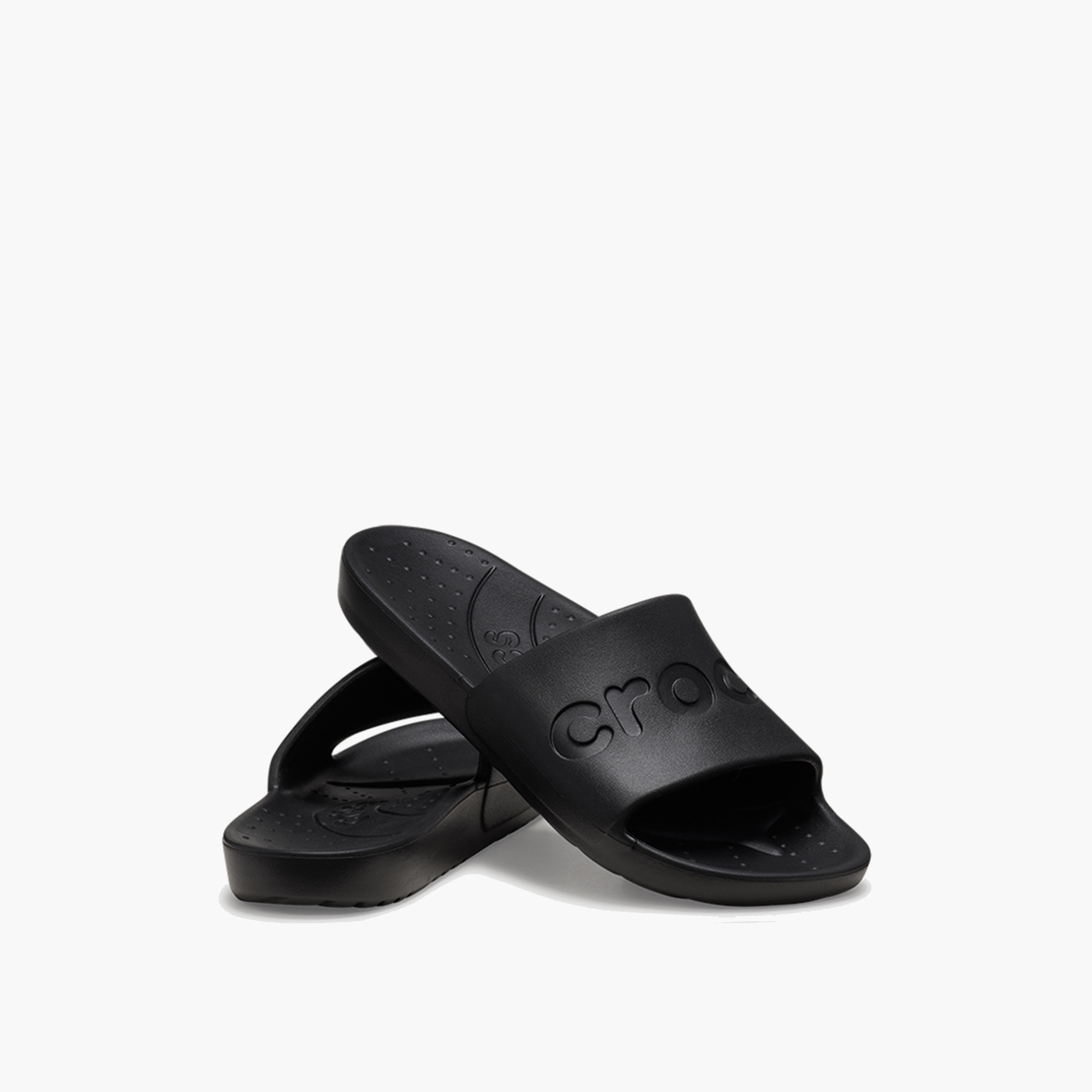Shop Crocs Unisex Slip On Crocs Essentials Slide Slippers 210088 001 Online Centrepoint UAE