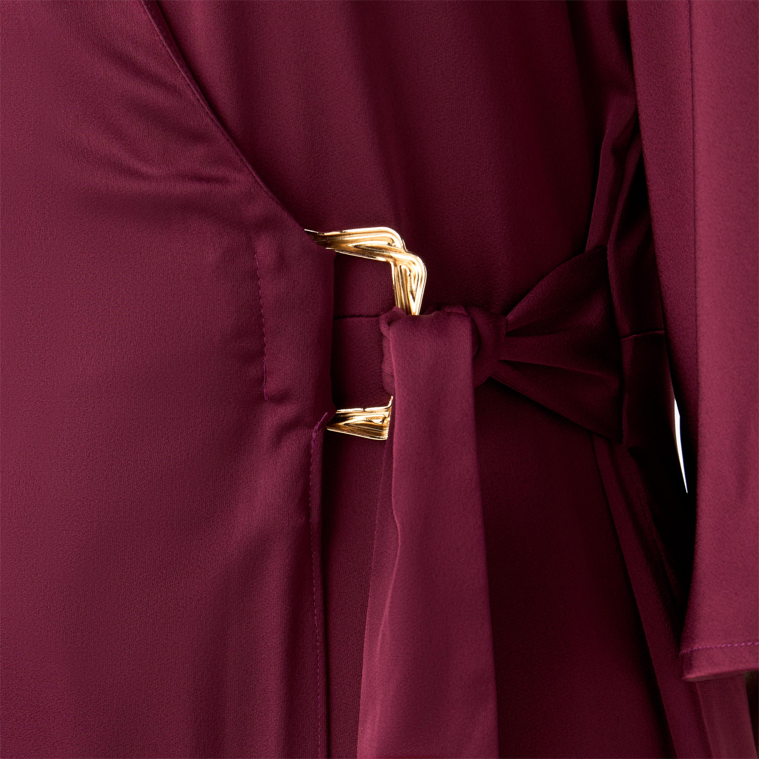 Shop Iconic Jumpsuit Front Wrap with Zip Closure Online | Splash UAE