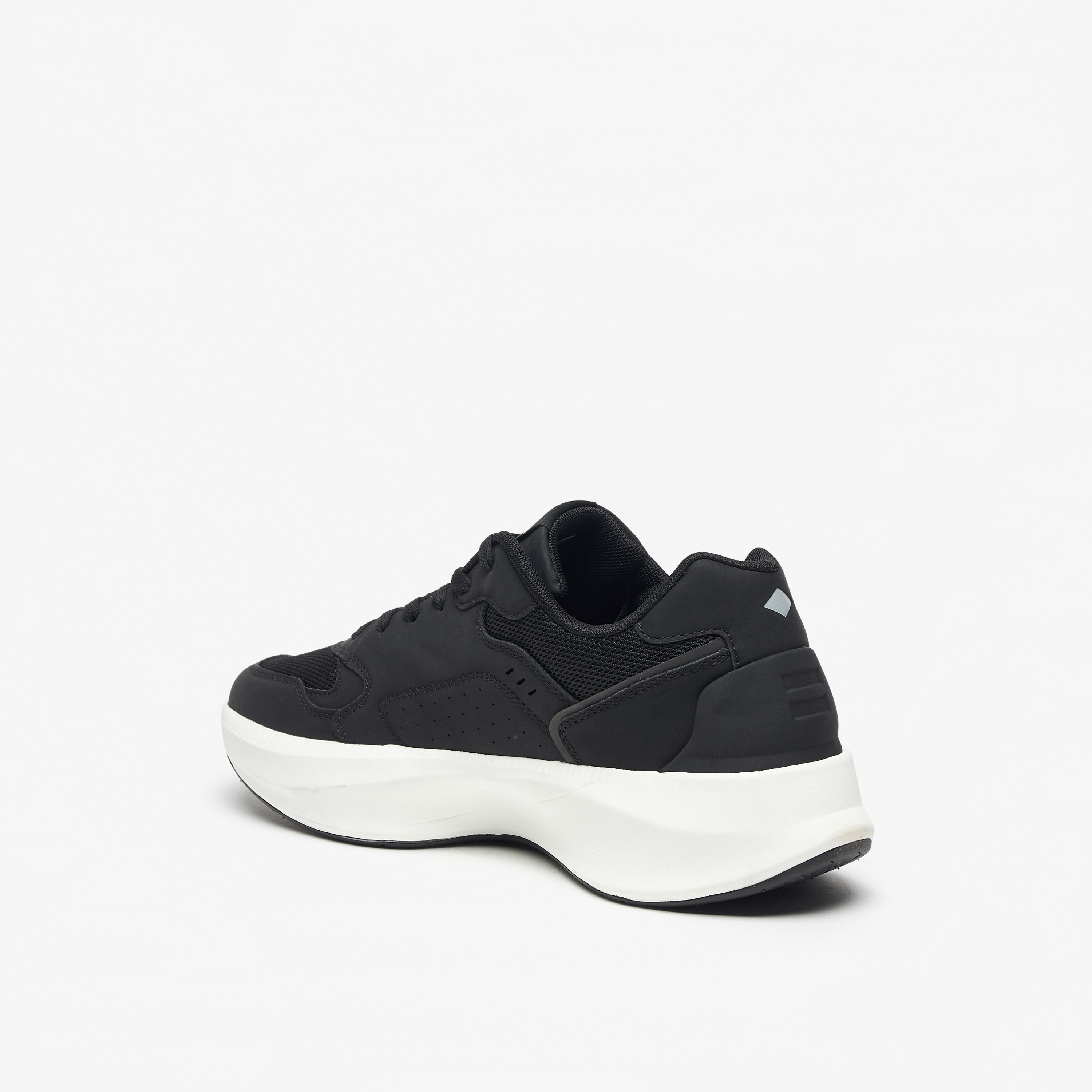 Shop Lee Cooper Men's Mesh Low Ankle Sneakers with Lace-Up Closure ...