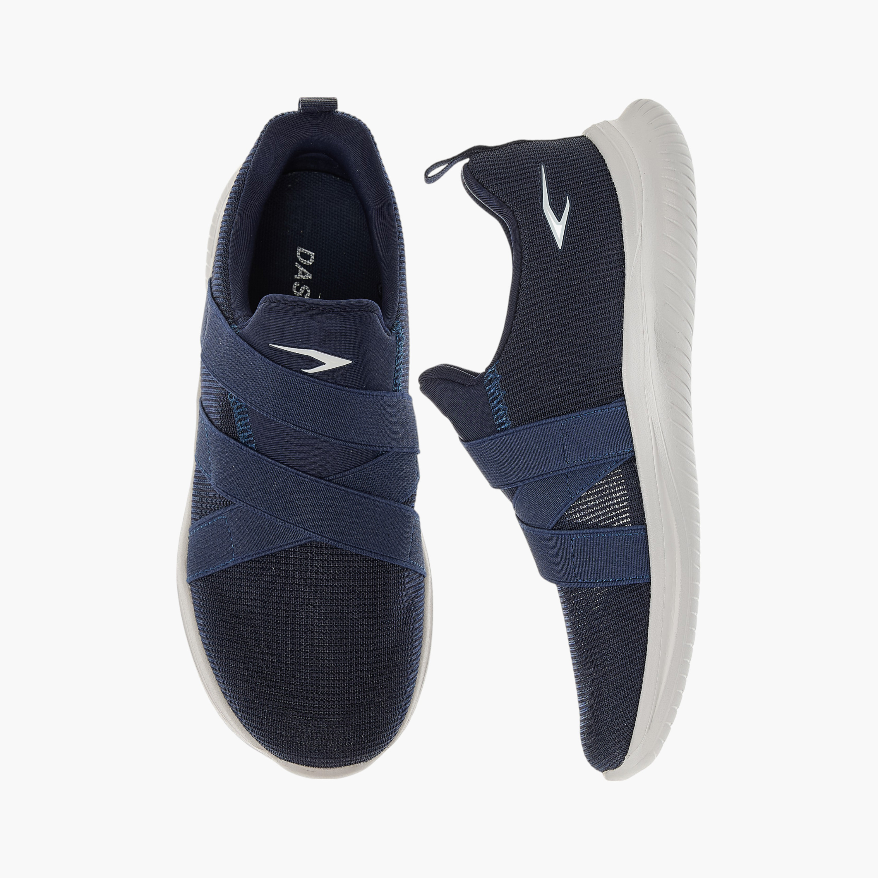 Buy Dash Logo Kids Detail Slip-On Sneakers Online | Centrepoint UAE
