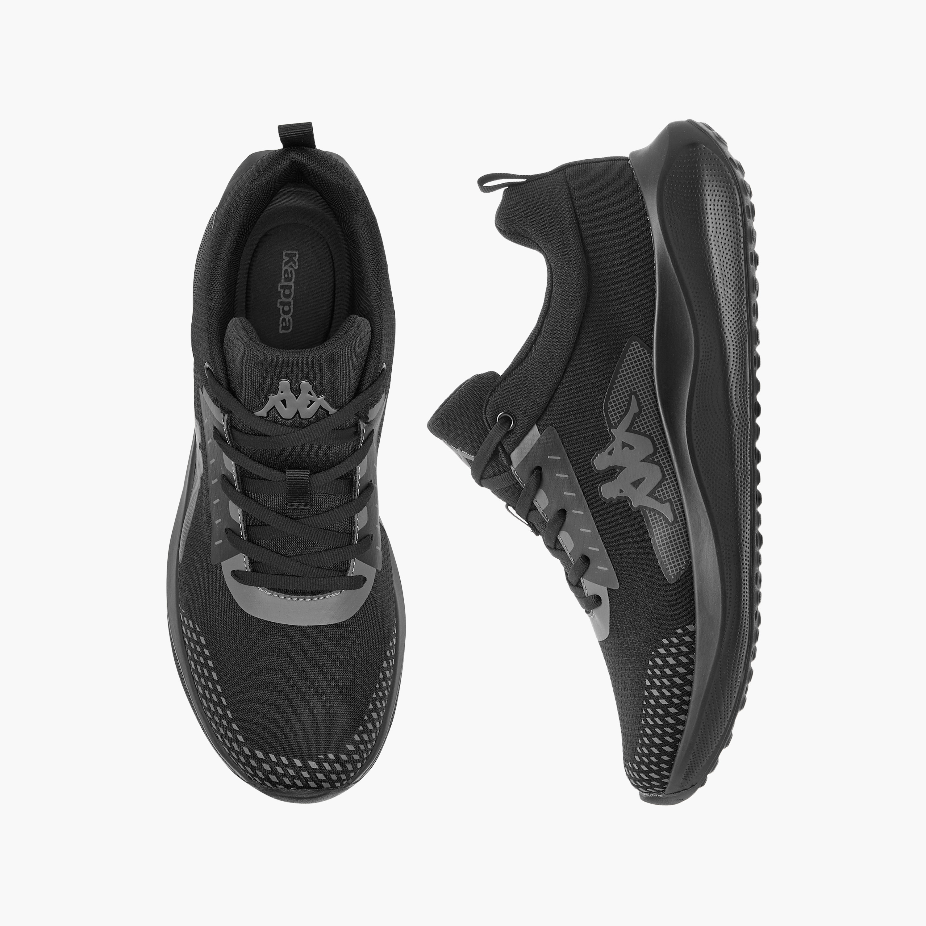 Buy Kappa Men's Logo Detail Sports Shoes with Lace-Up Closure Online ...
