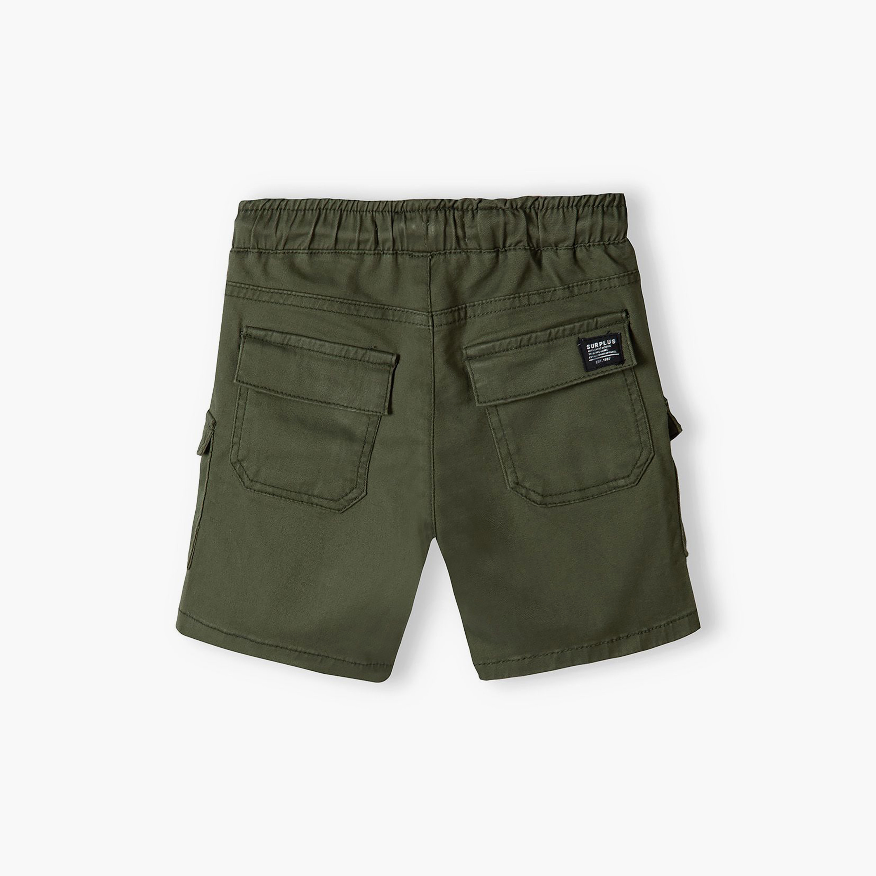 Buy Minoti Solid Elasticated Shorts Online | Centrepoint UAE