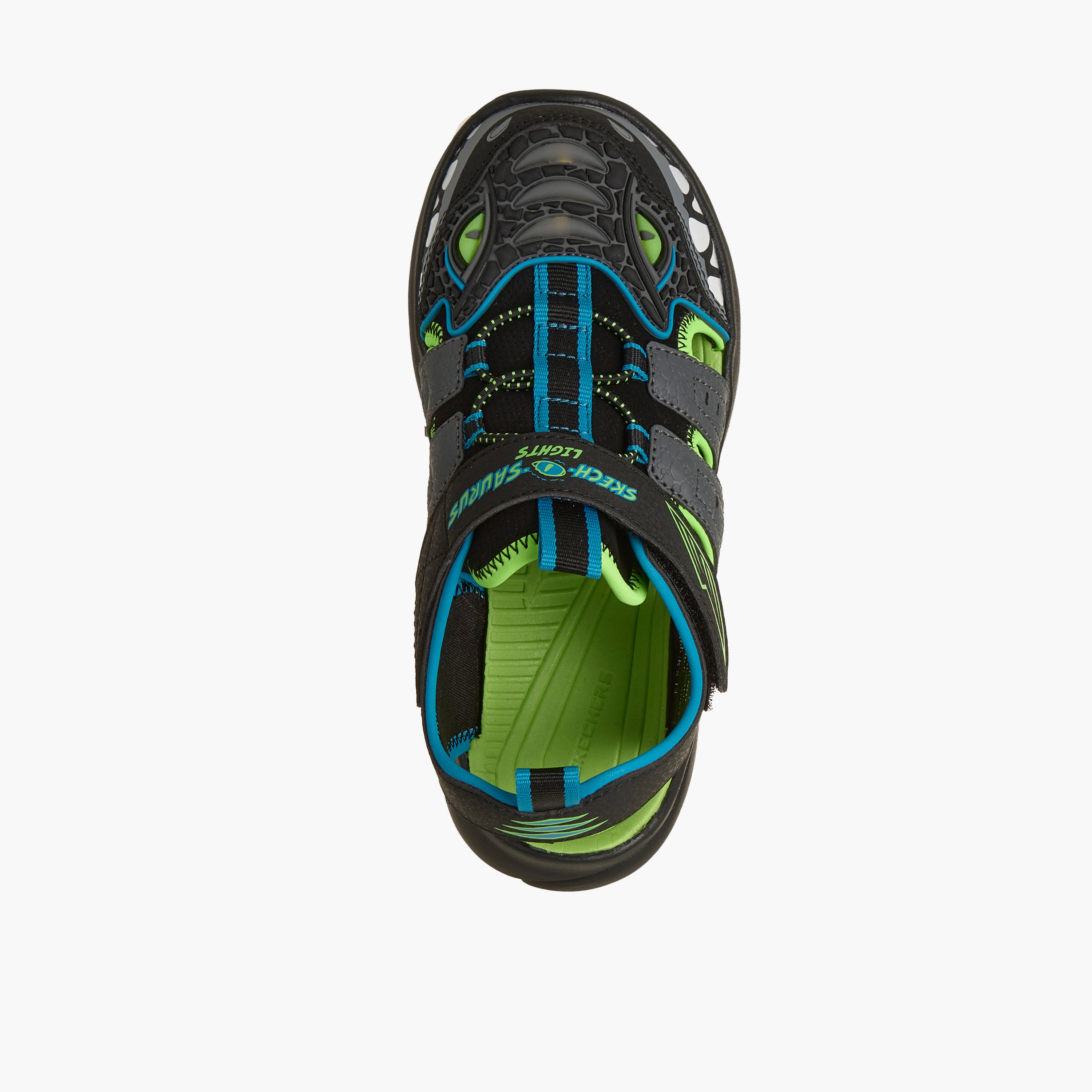 Buy Skechers Boys RAZOR SPLASH Hook & Loop Flat Sandals Online ...