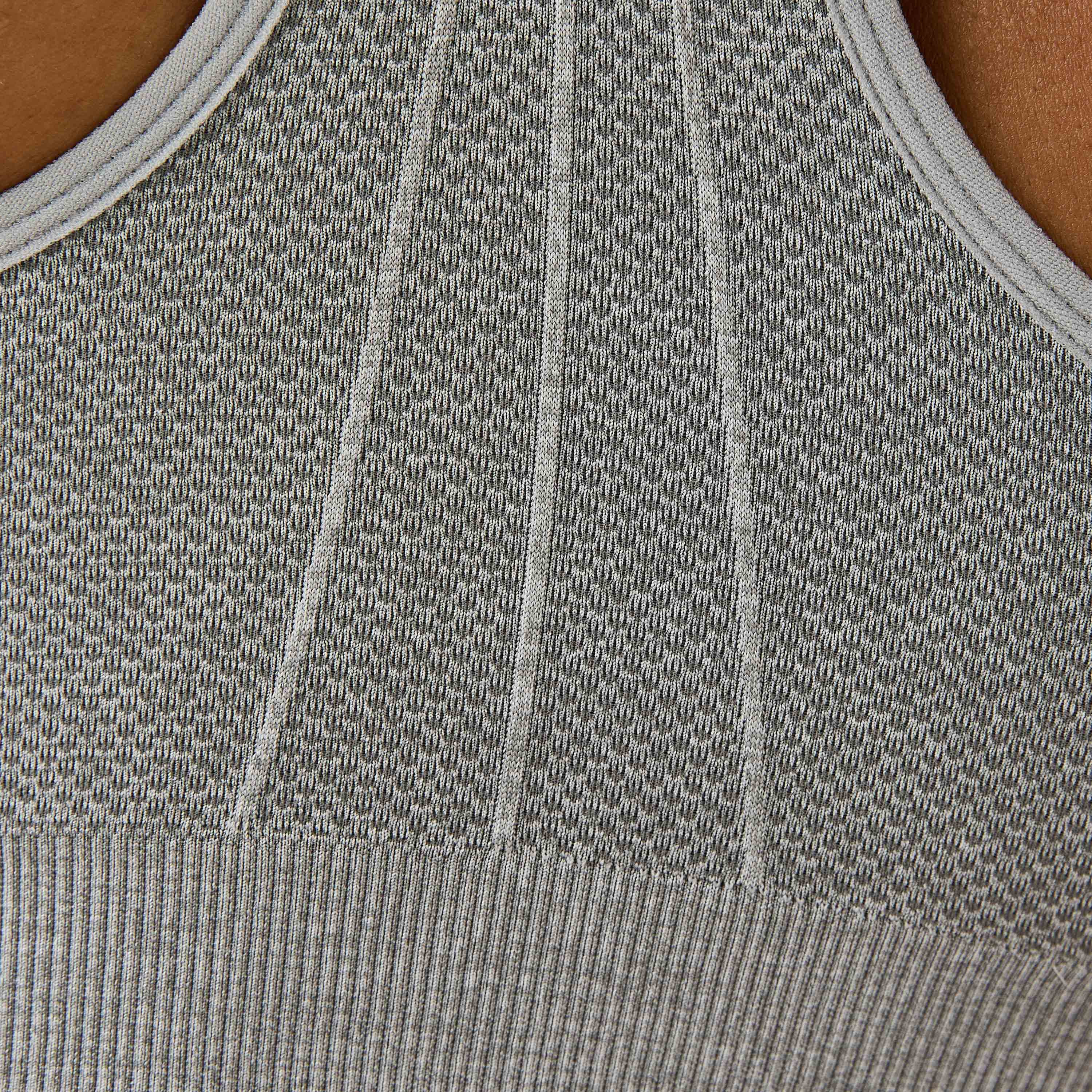 Shop Textured Scoop Neck Sports Bra with Removable Pads and Racerback ...