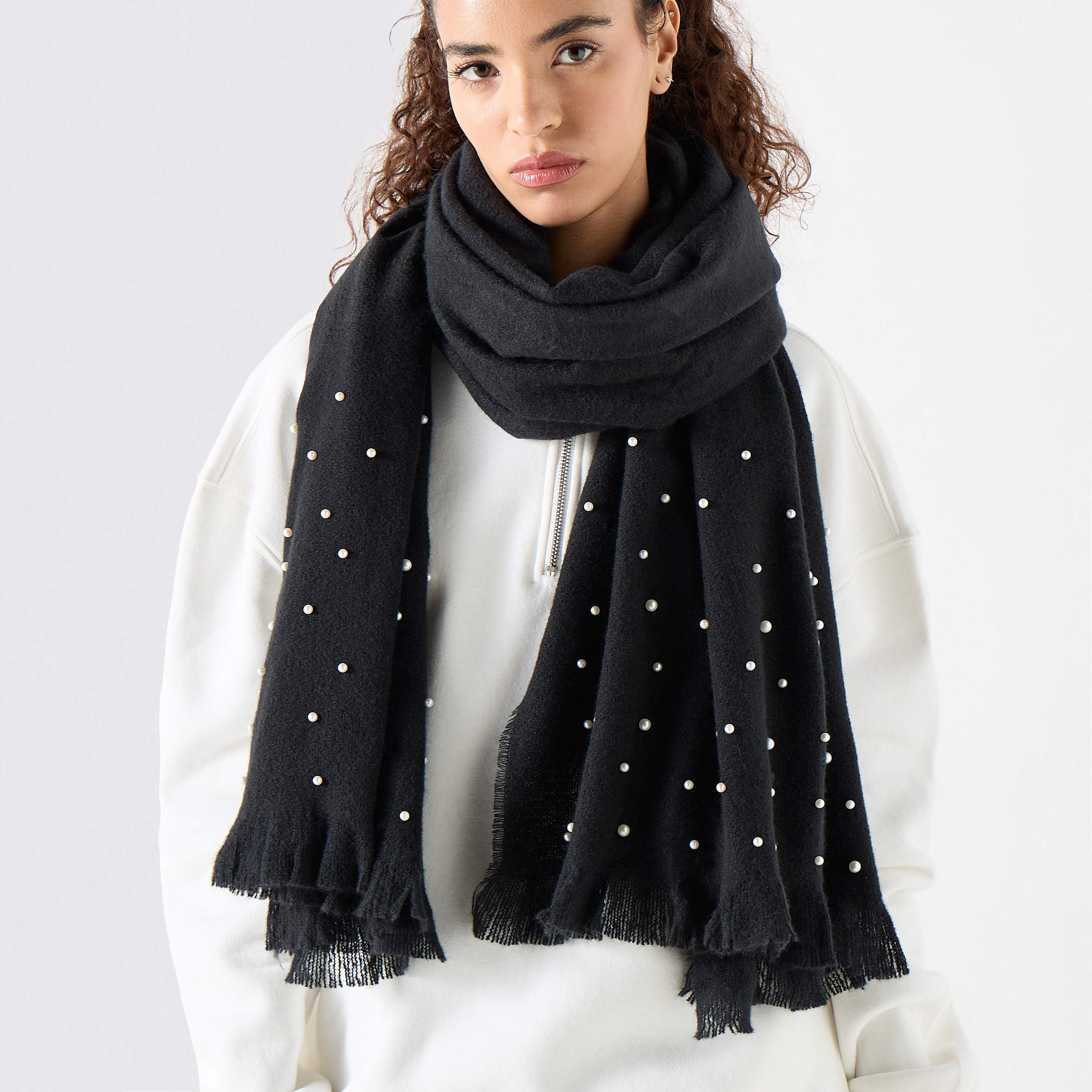 Embellished scarf store