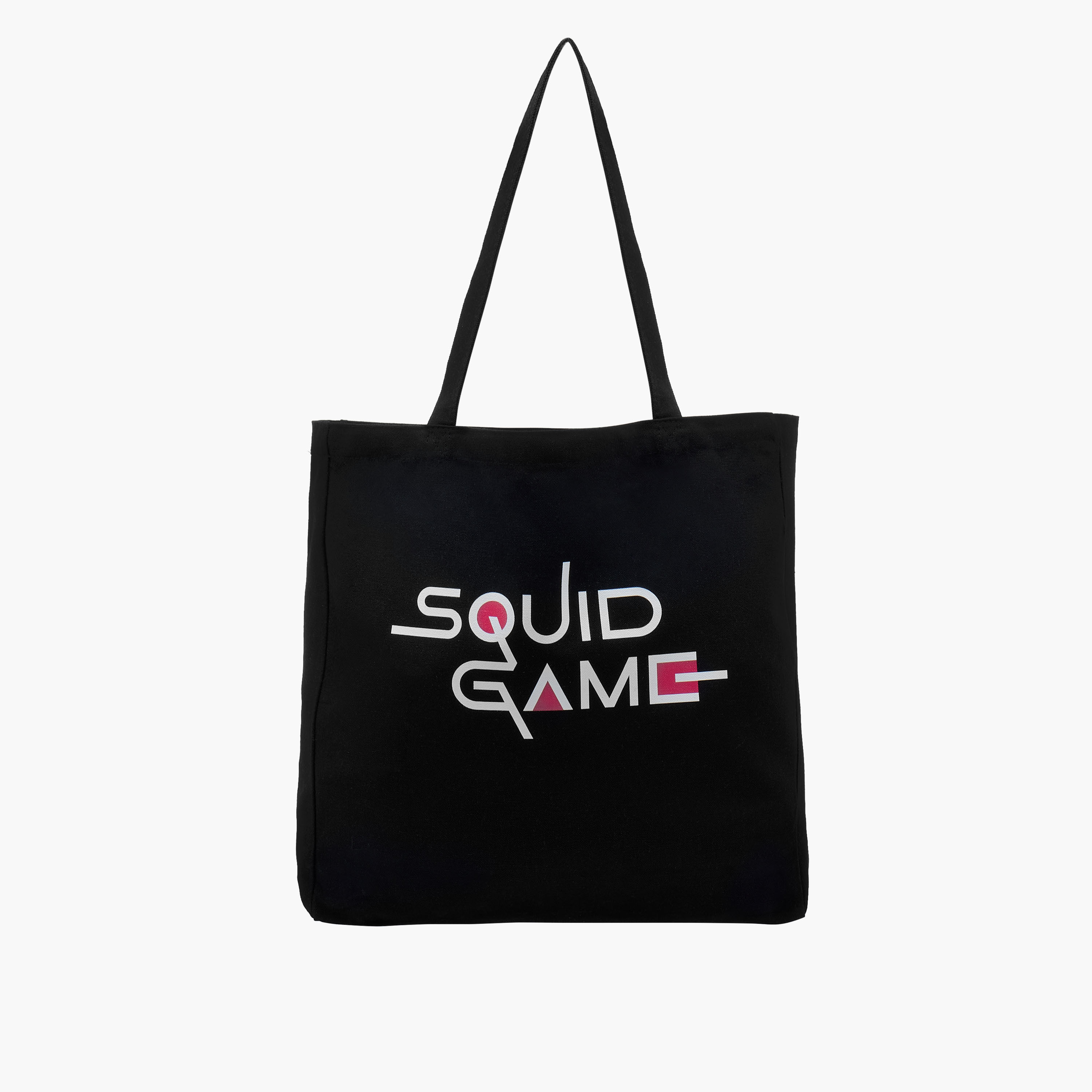 Shop Squid Game Print Shopper Bag with Double Handles Online | Splash UAE