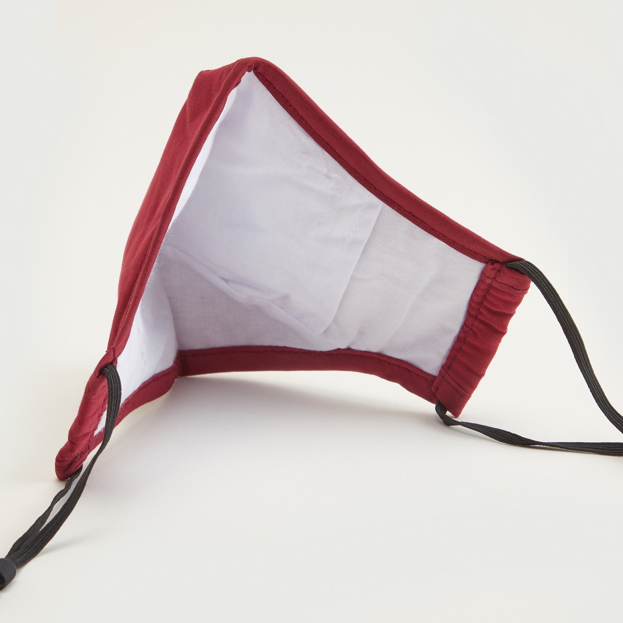 Buy Solid Face Cover Mask with Adjustable Ear Loops Online ...
