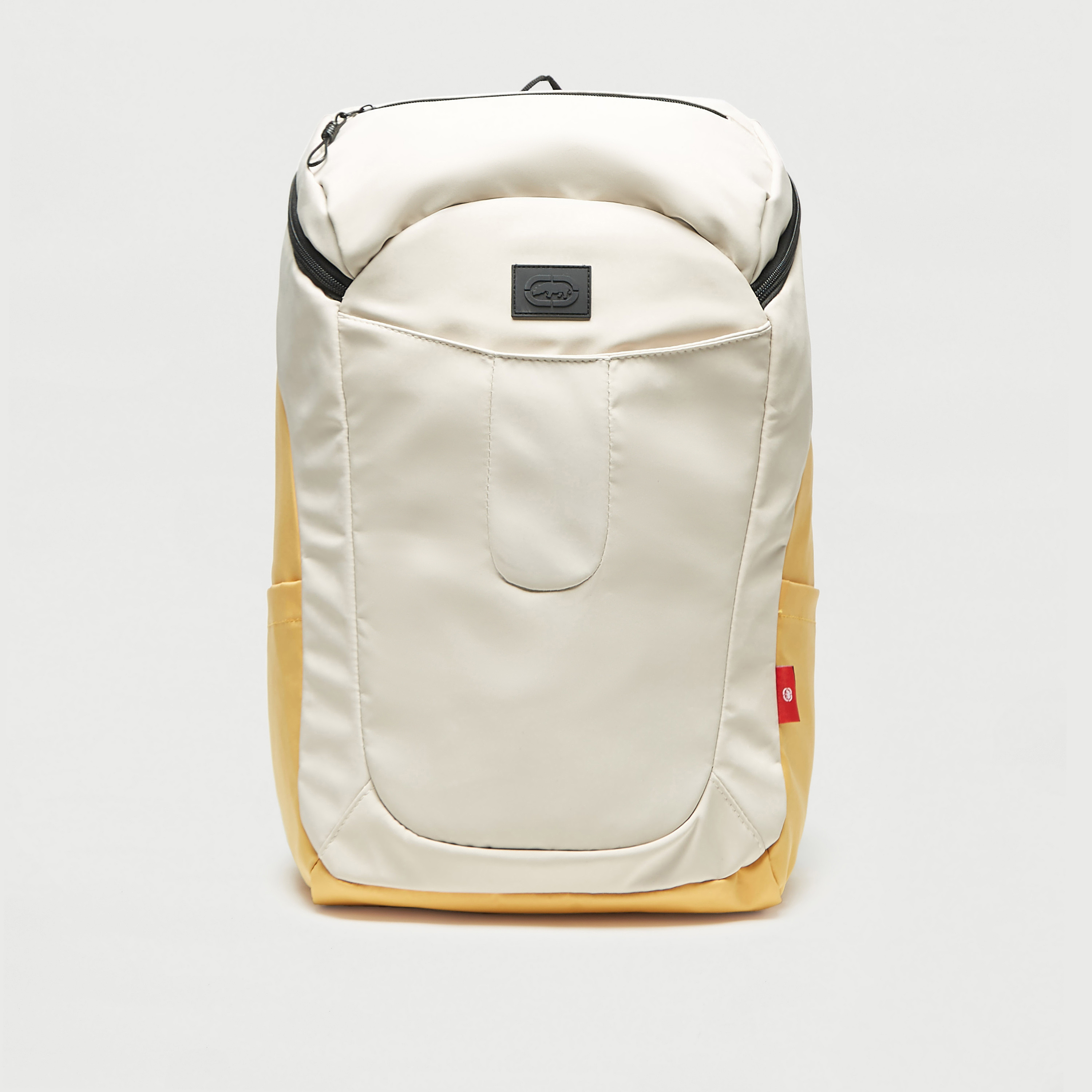 Shop Ecko Colourblock Backpack with Adjustable Shoulder Straps and Zip ...
