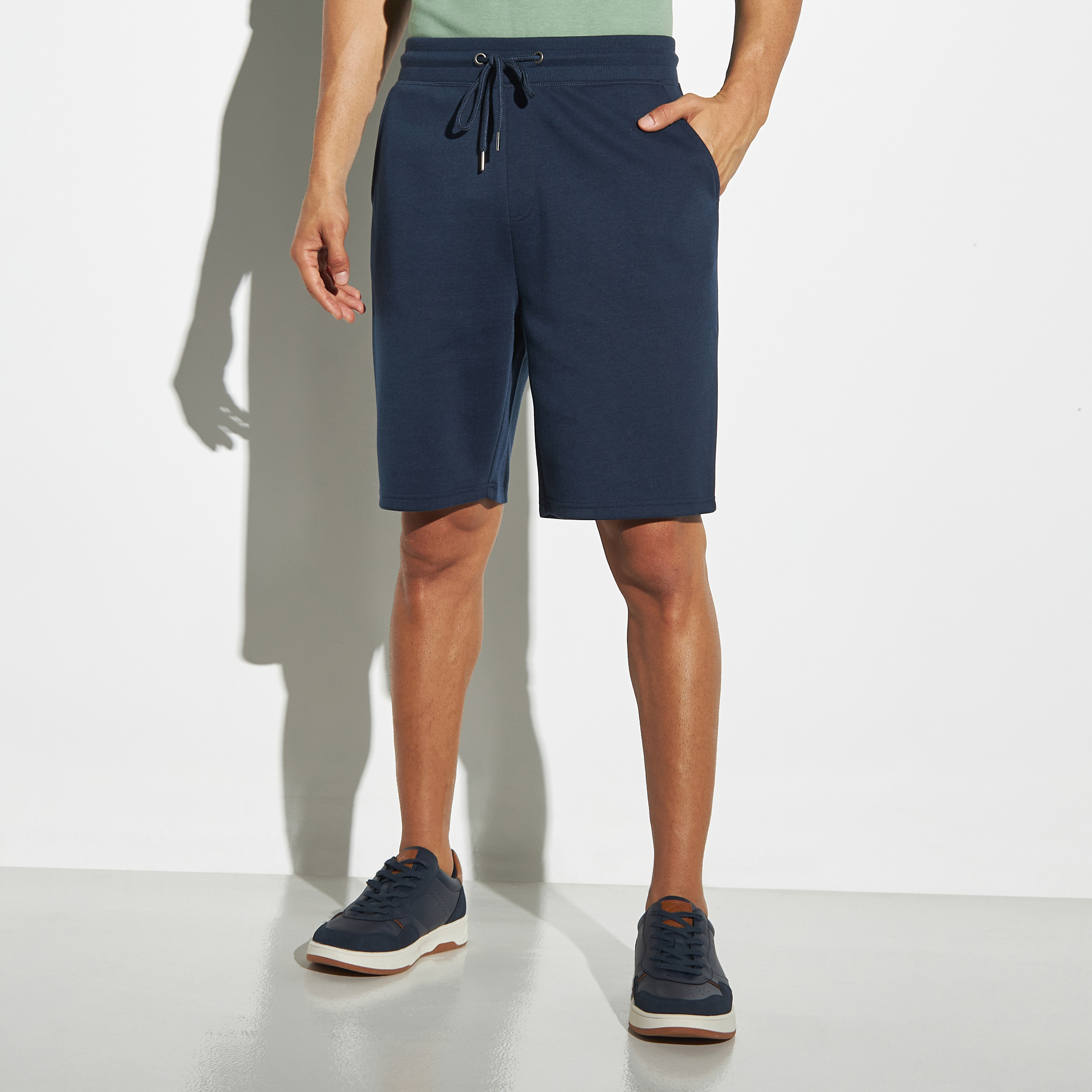 Shop Shorts with Drawstring Closure and Pockets Online | Splash UAE