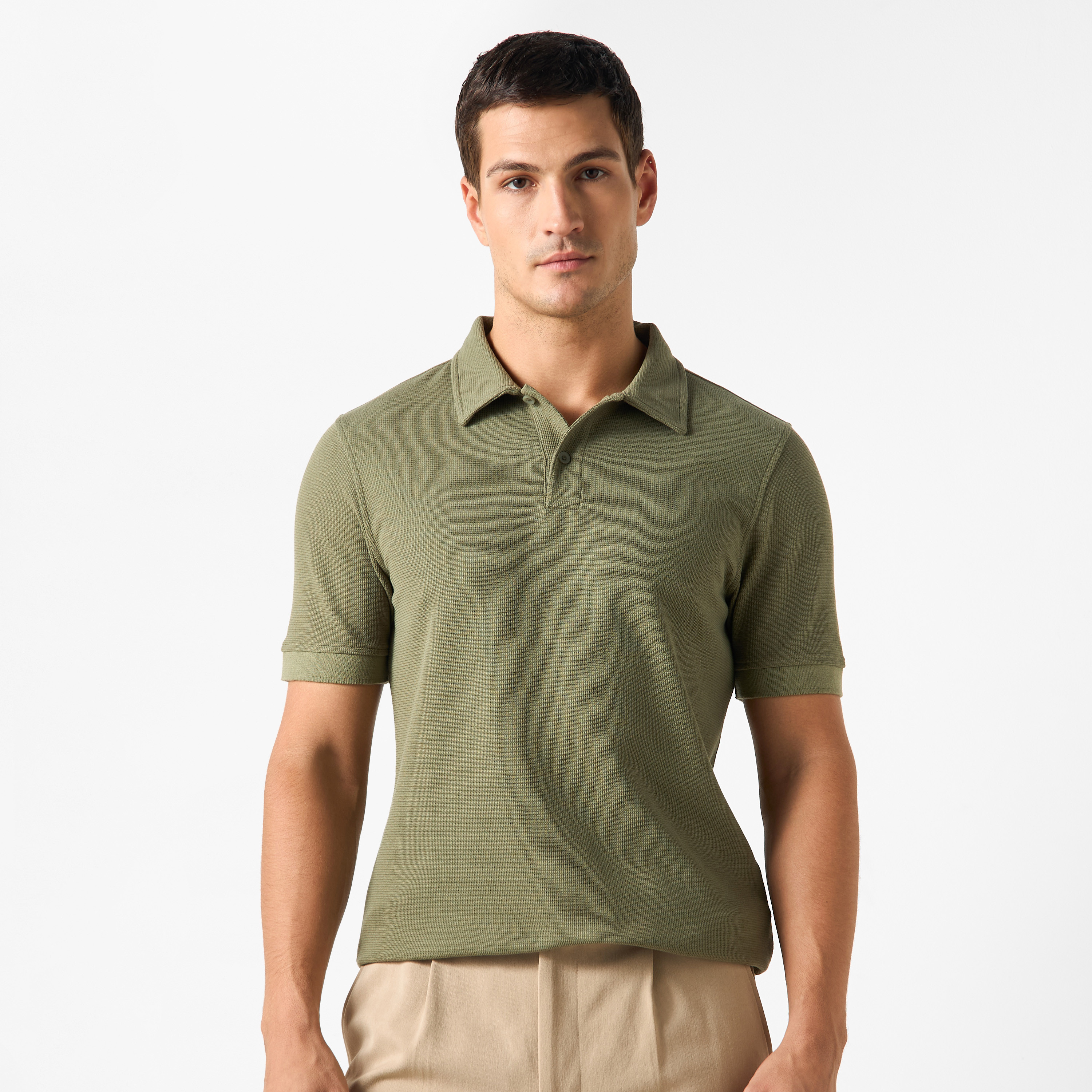 Shop Polo T-shirt with Short Sleeves Online | Splash UAE