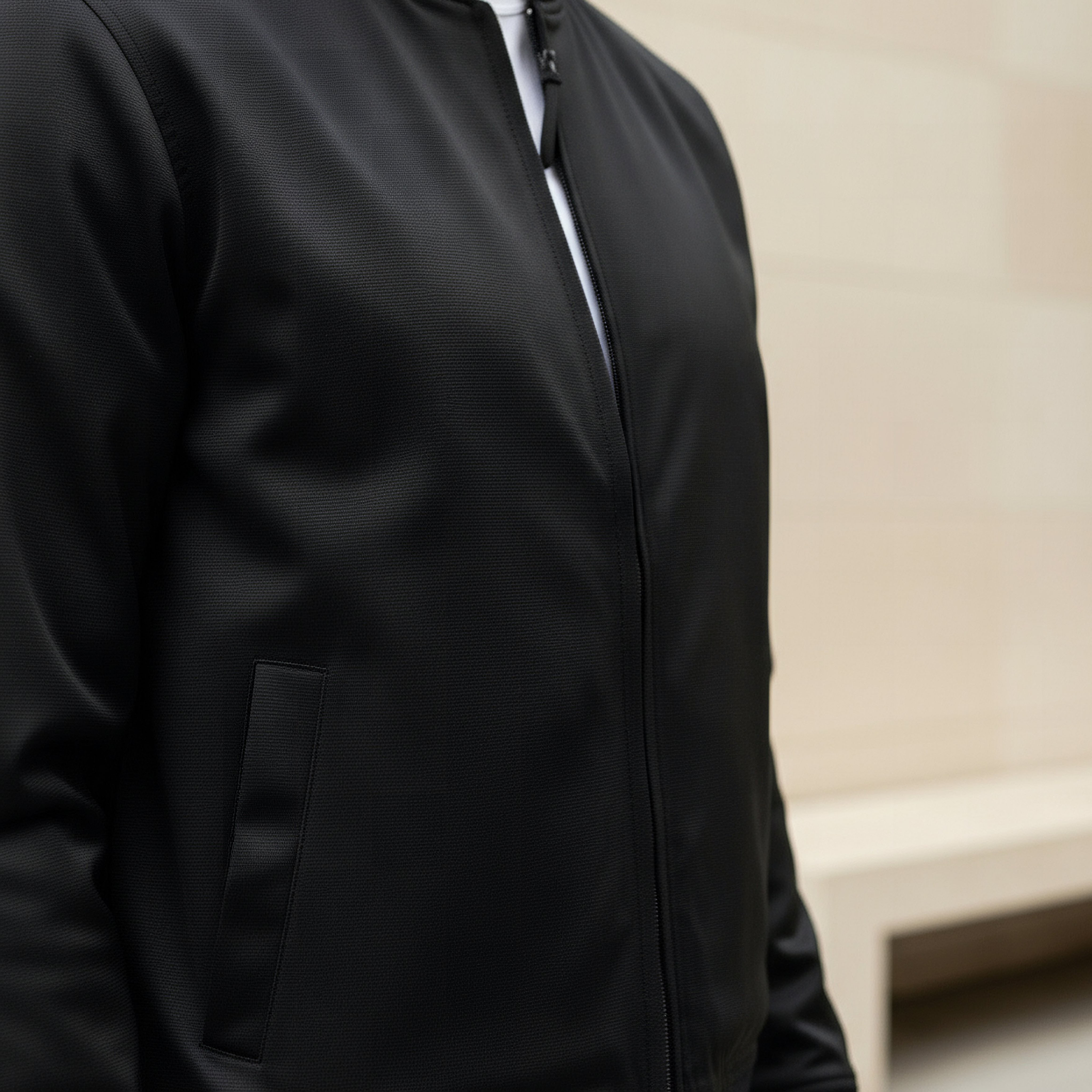 Shop Men Bomber Jacket with Zip Closure Online | Centrepoint Bahrain