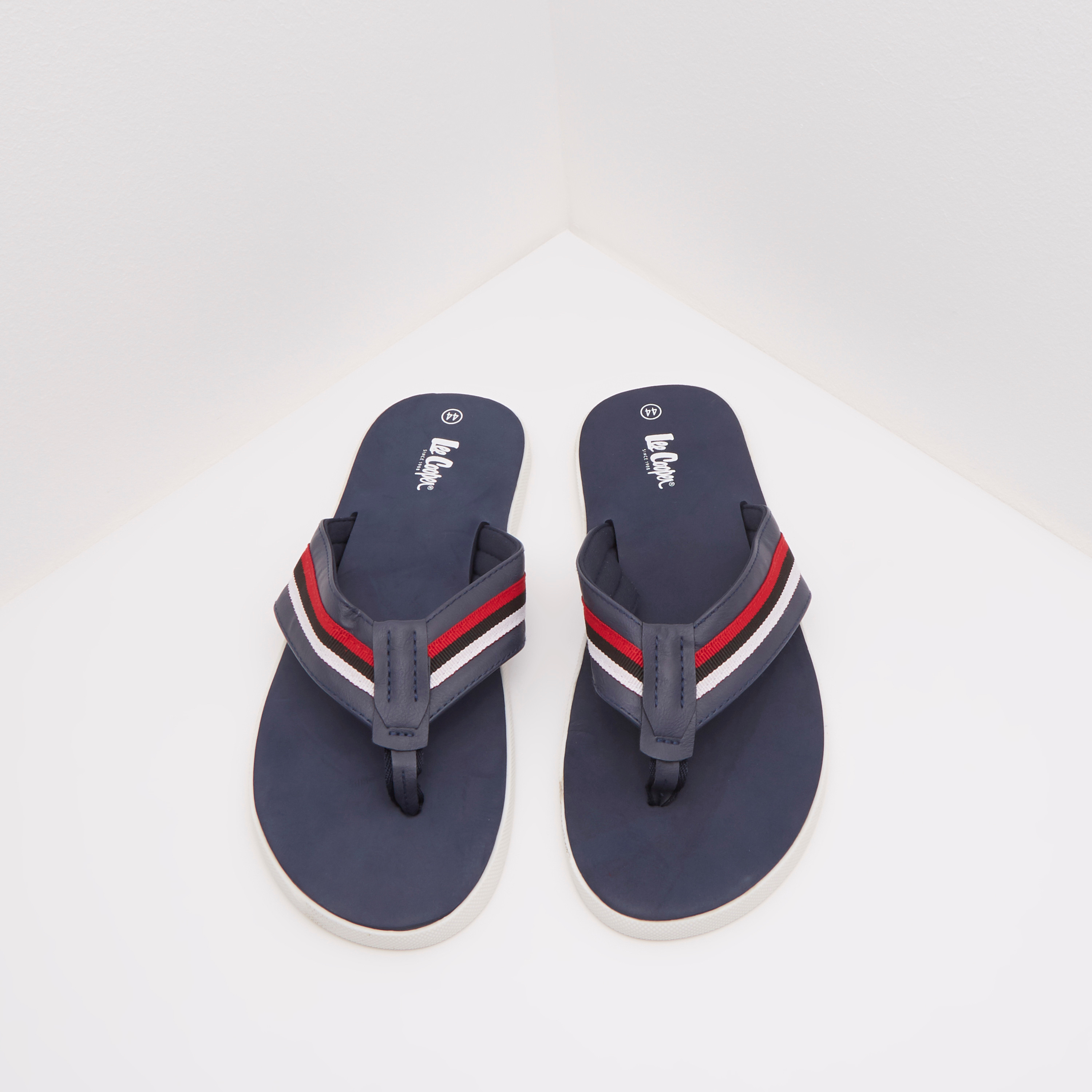 Shop Lee Cooper Men's Striped Thong Slippers Online | Centrepoint Qatar