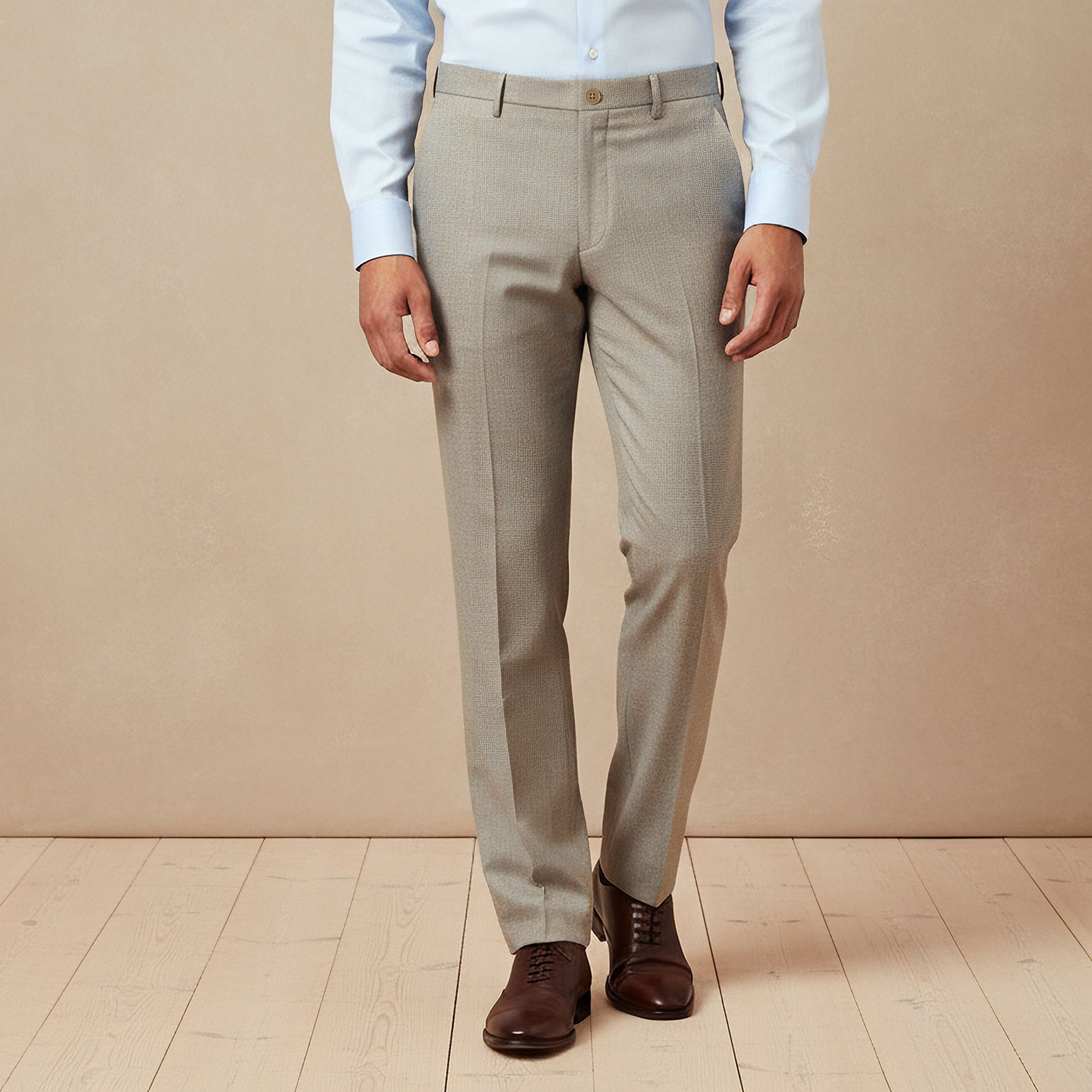 Shop Men Slim Fit Formal Trousers Online | Splash UAE