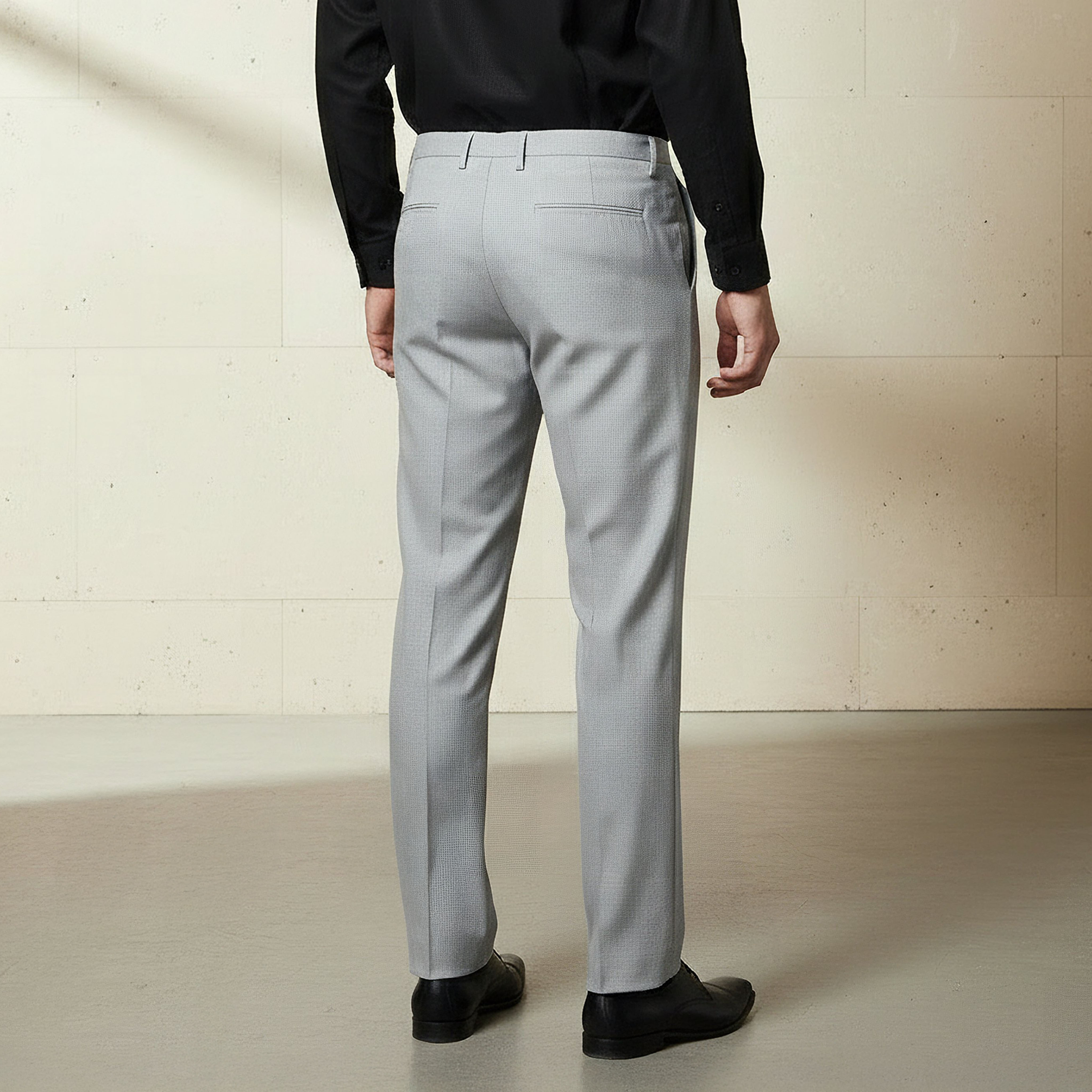 Shop Men Slim Fit Formal Trousers Online | Splash UAE
