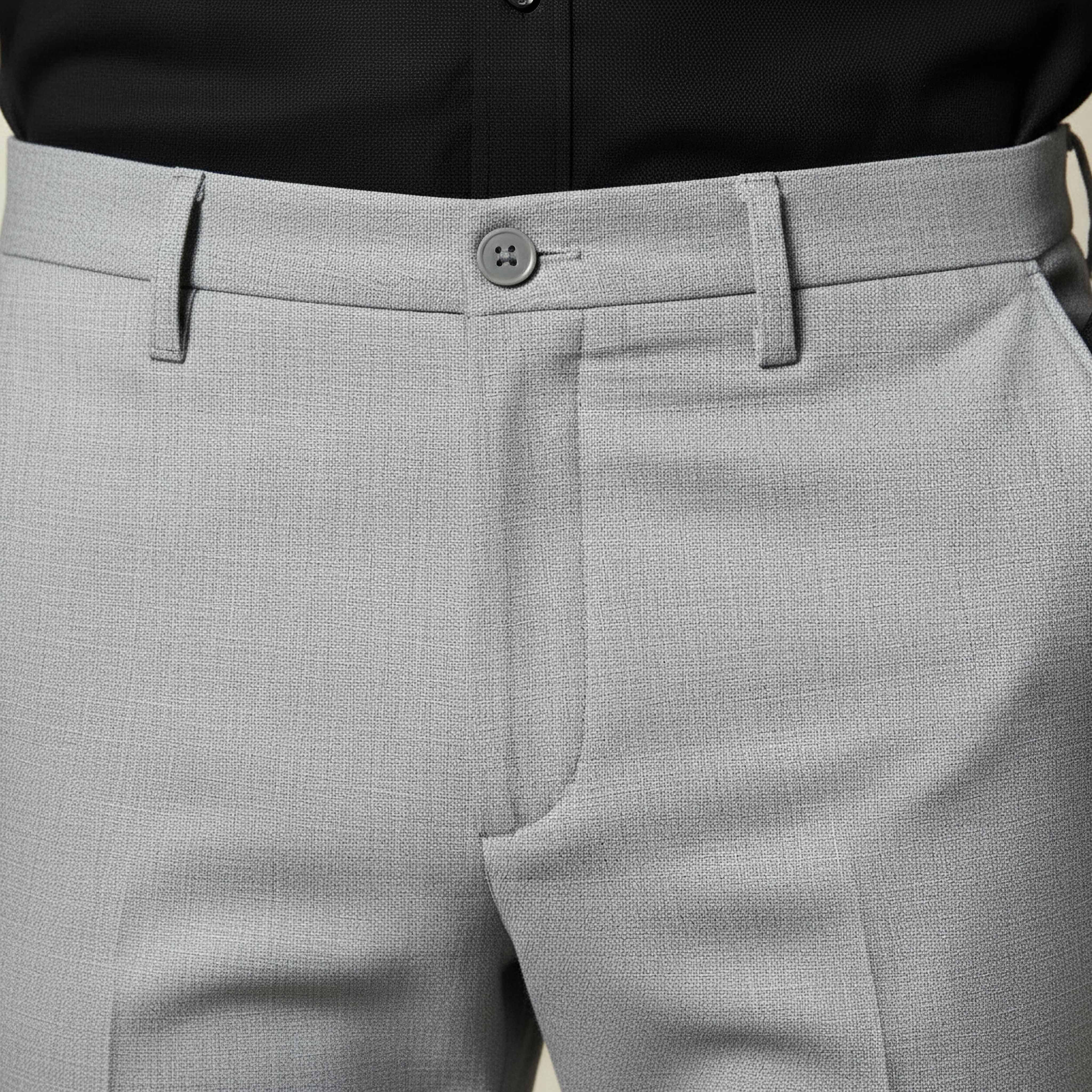 Shop Men Slim Fit Formal Trousers Online | Splash UAE
