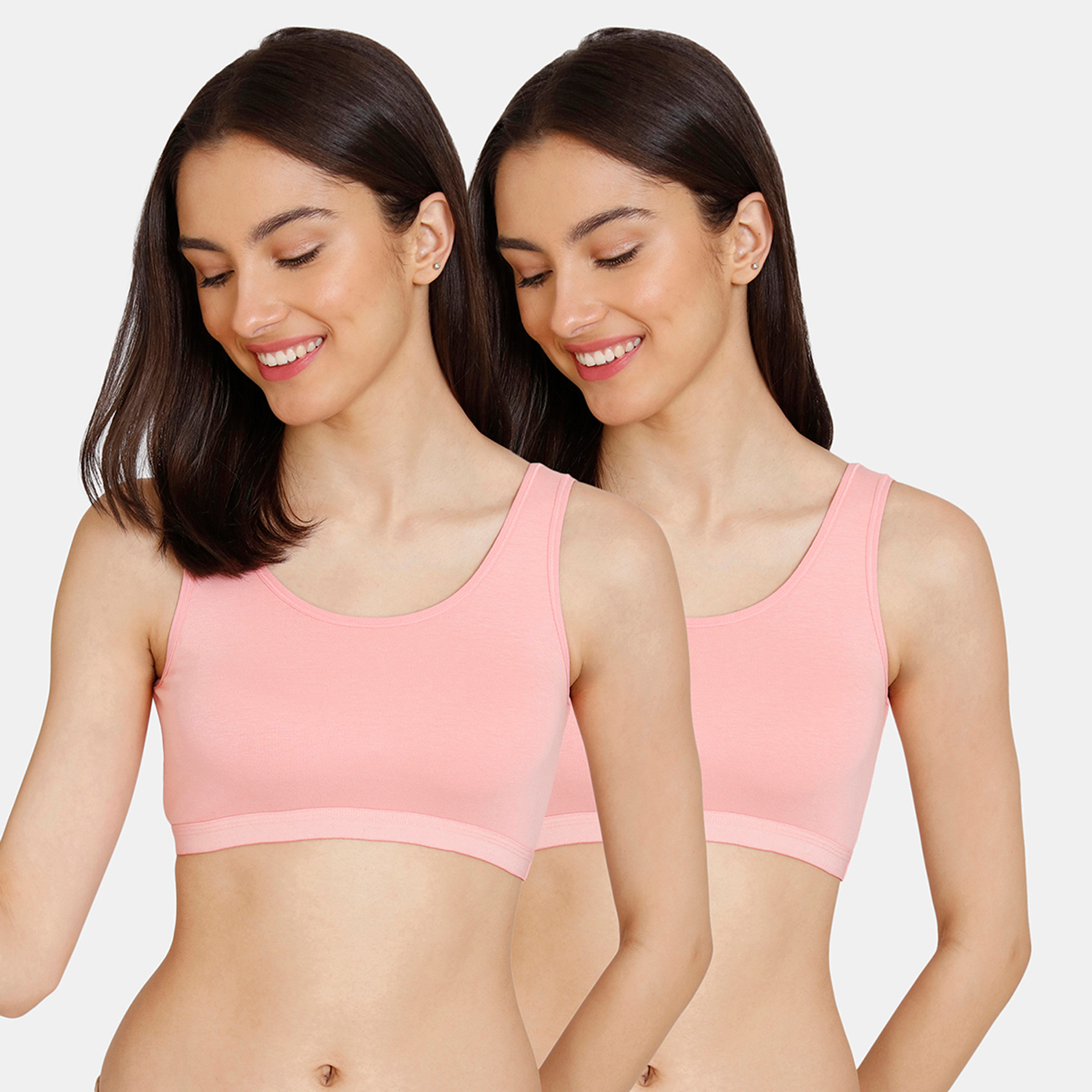 Buy Women s Set of 2 Zivame Round Neck Sports Bra Online Centrepoint UAE