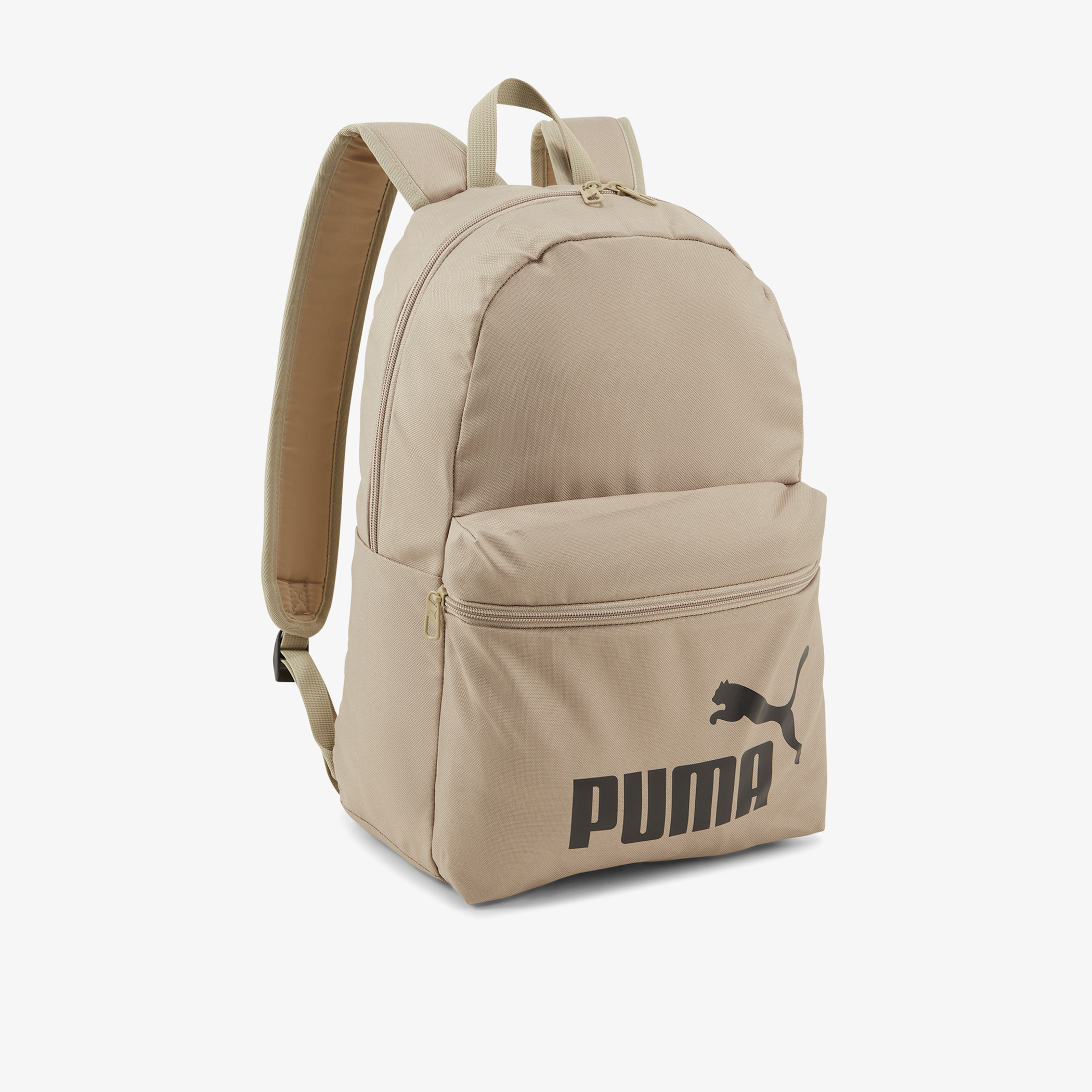 Shop Puma Logo Print Backpack with Zip Closure and Adjustable Straps ...