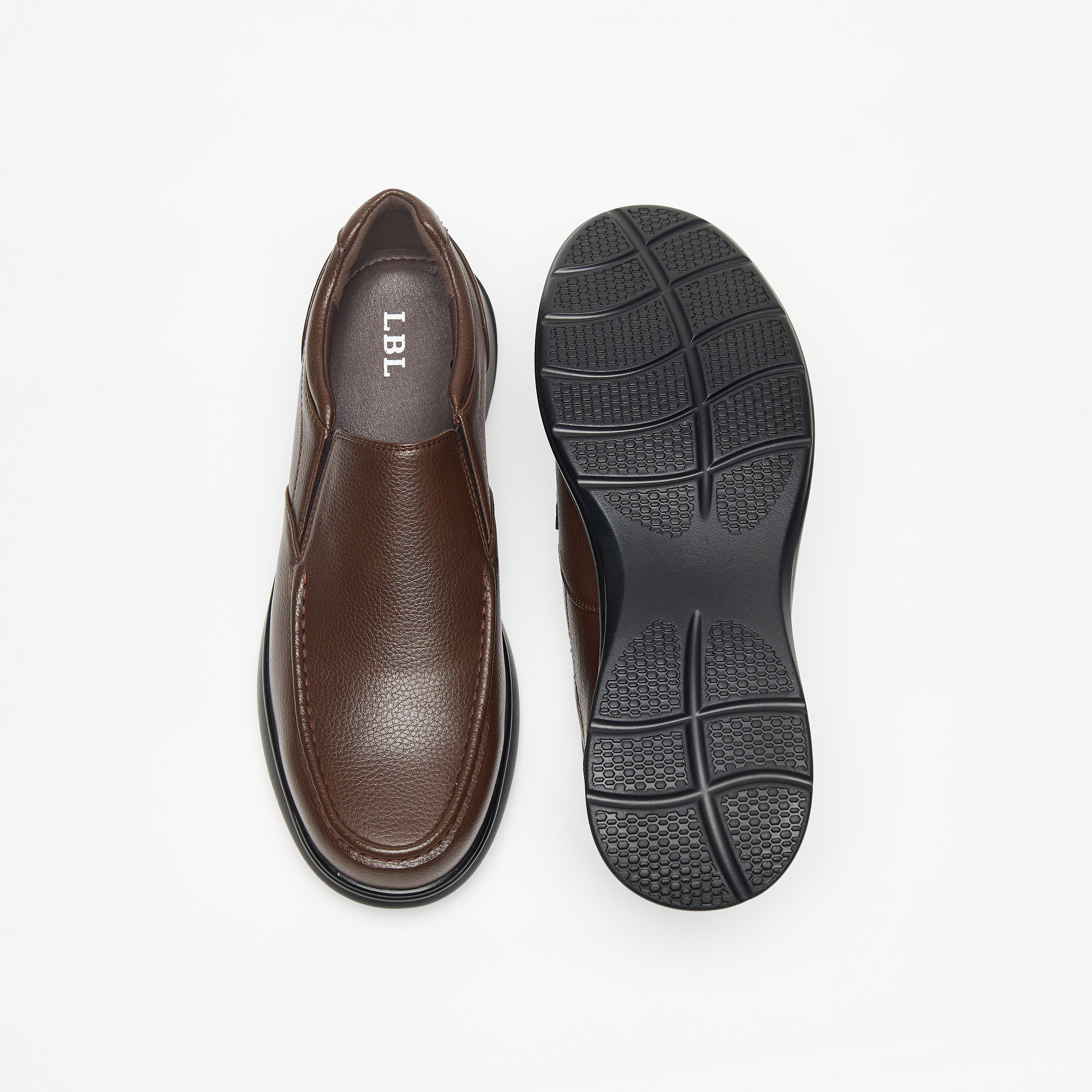 Shop LBL by Shoexpress Men's Solid Slip-On Loafers Online | Centrepoint ...