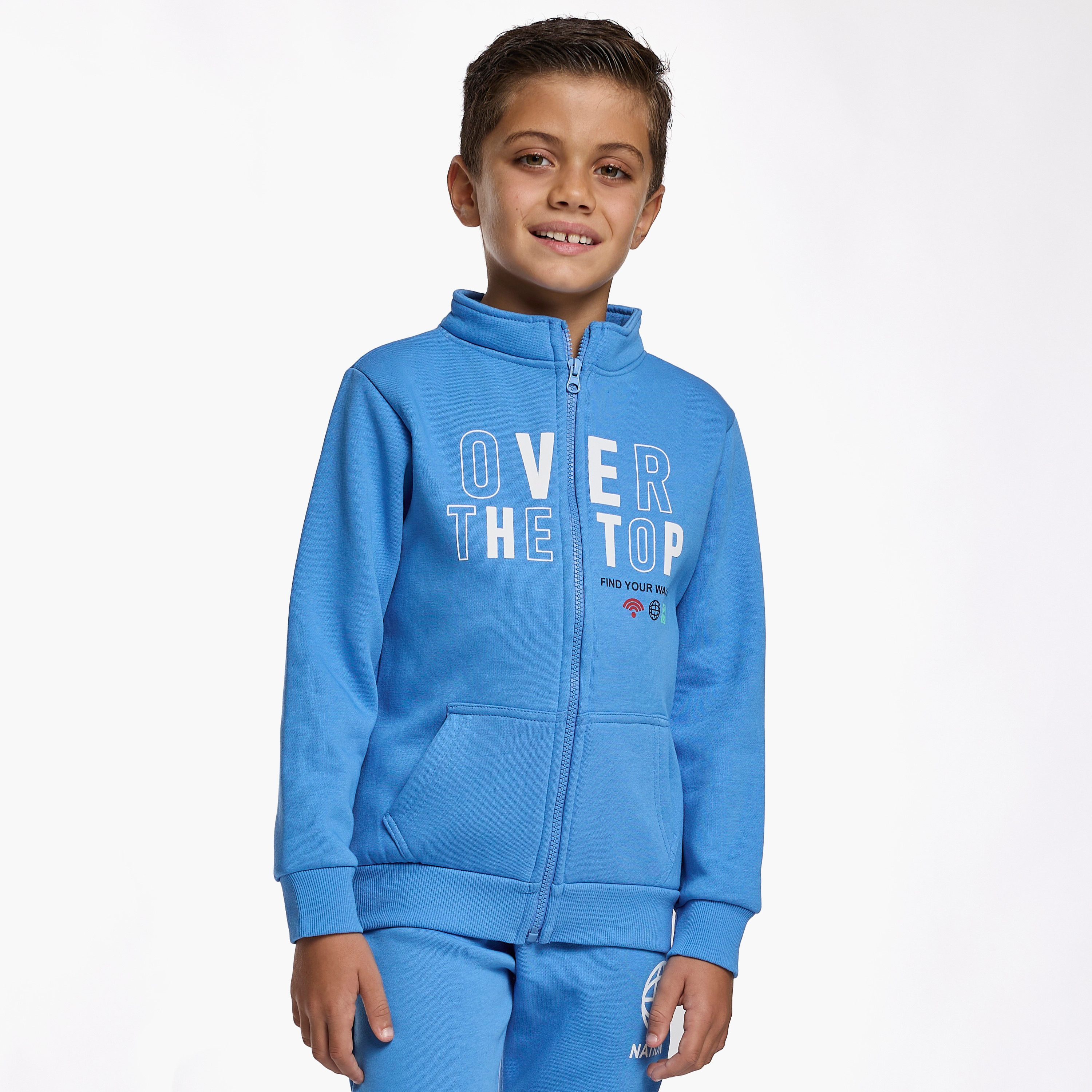Buy Victor and Jane 2-Piece Over the Top Printed Jacket & Jogger Sets ...
