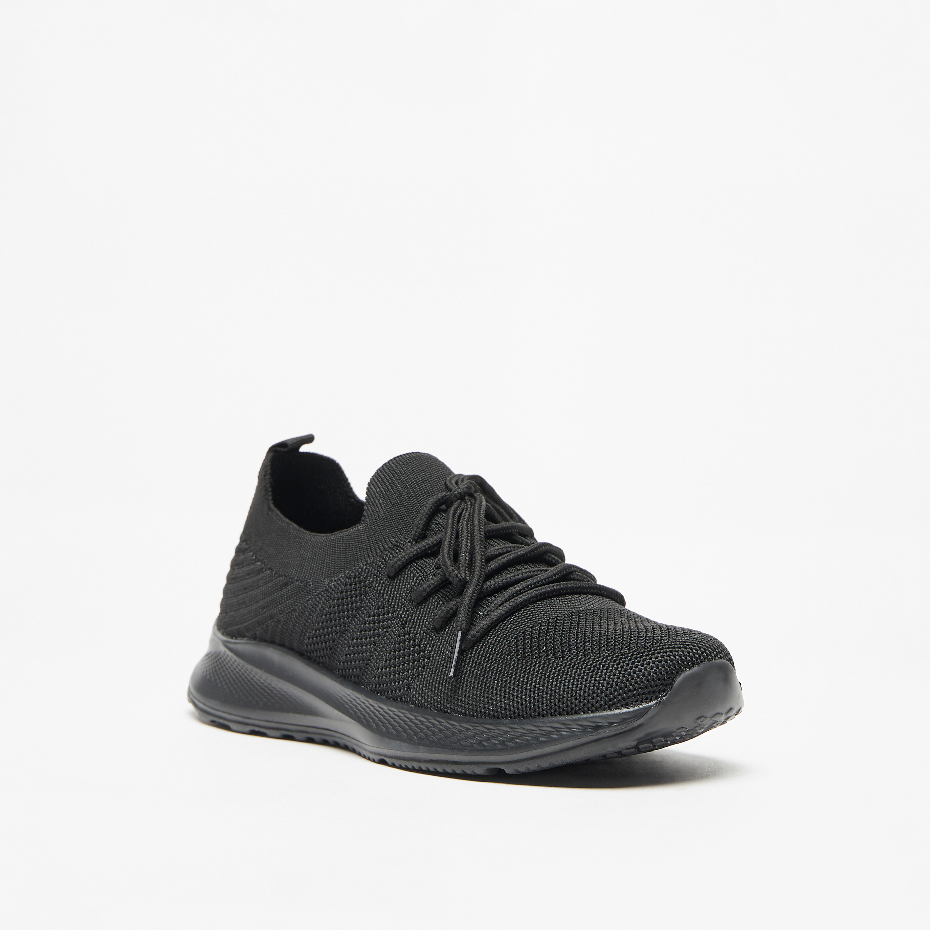 Shop Oaklan by Shoexpress Textured Sports Shoes with Lace-Up Closure ...