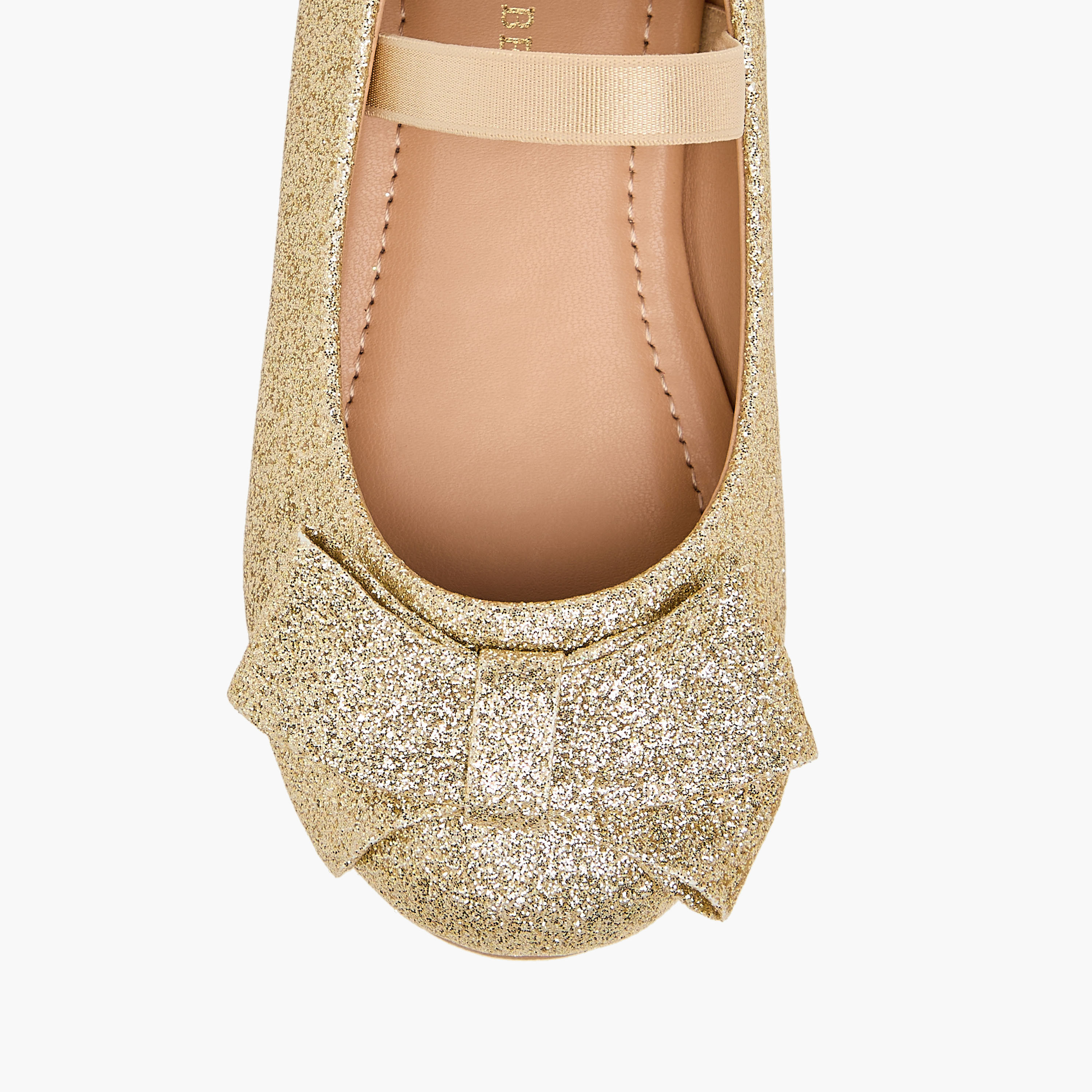 Buy Flora Bella Bow Embellished Ballerina Shoes with Elasticated Strap ...