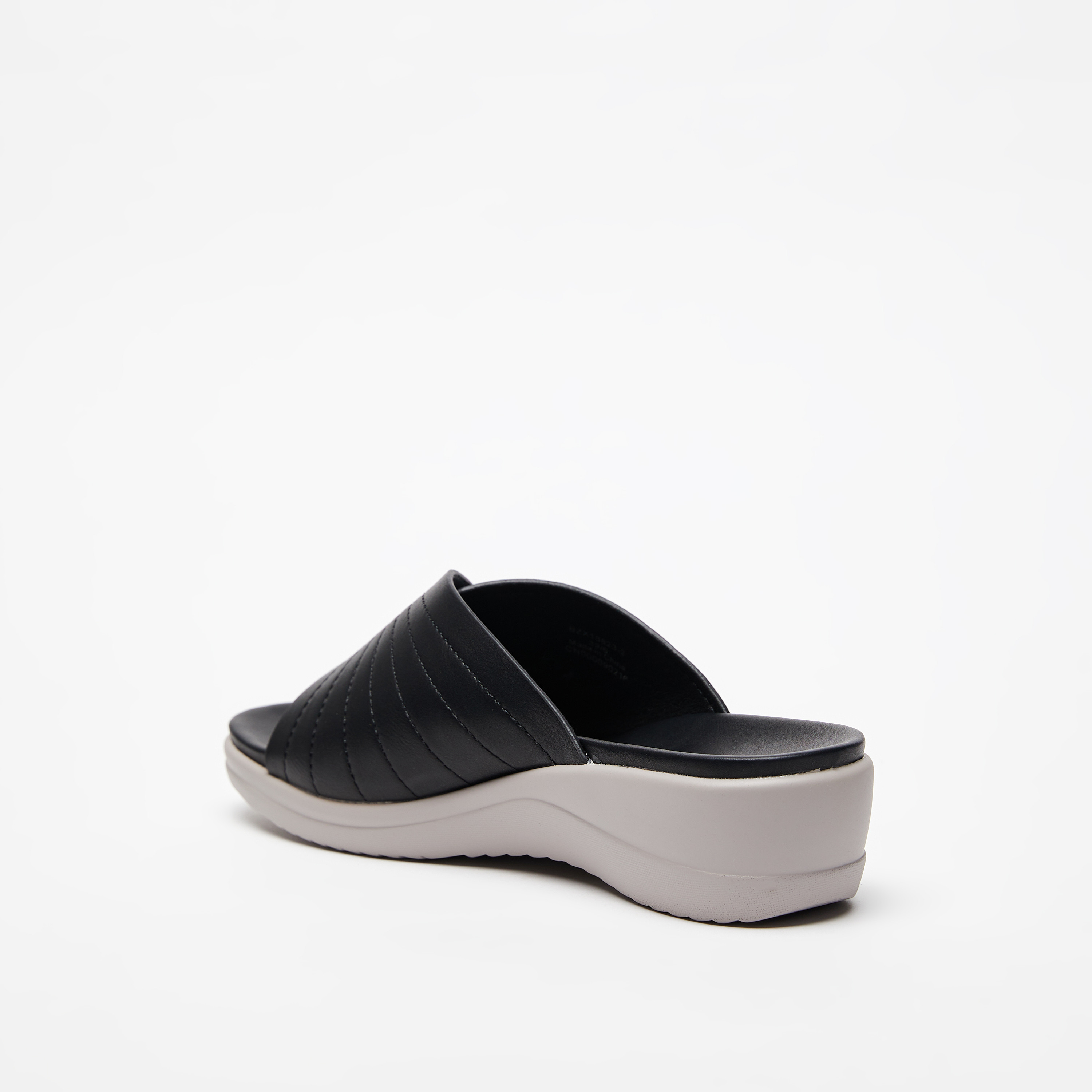 Buy Stitch Detail Slip-On Sandals with Buckle Accent Online ...