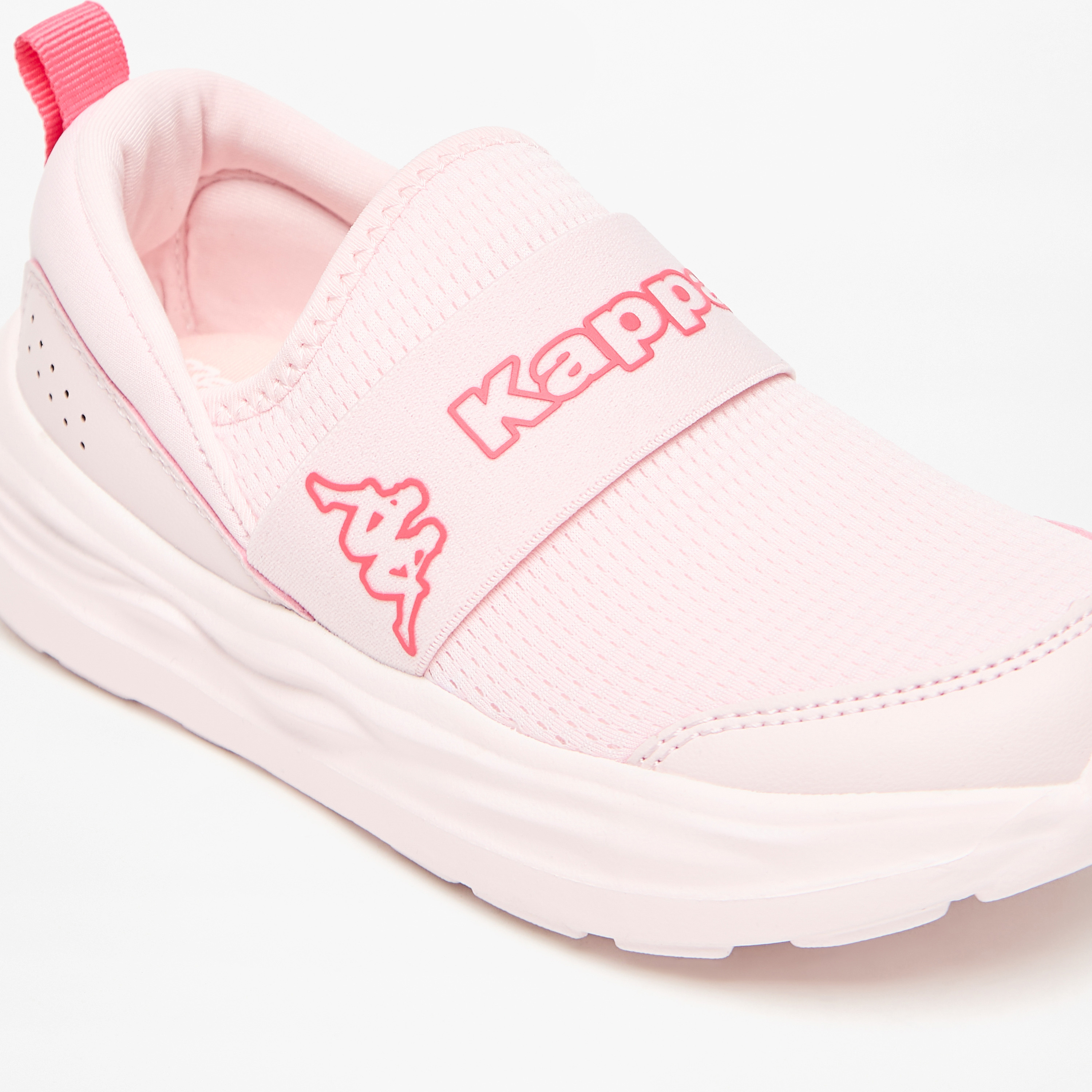 Buy Kappa Girls' Logo Detail Slip-On Walking Shoes with Cushioning ...