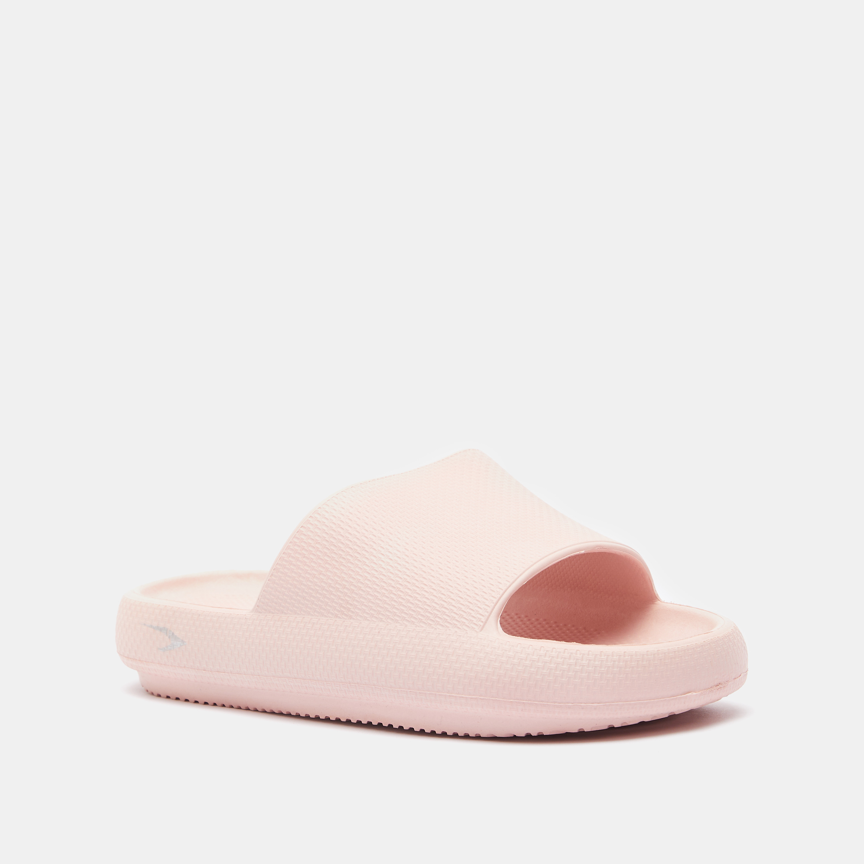 Buy Dash Textured Open Toe Slide Slippers Online | Centrepoint Bahrain