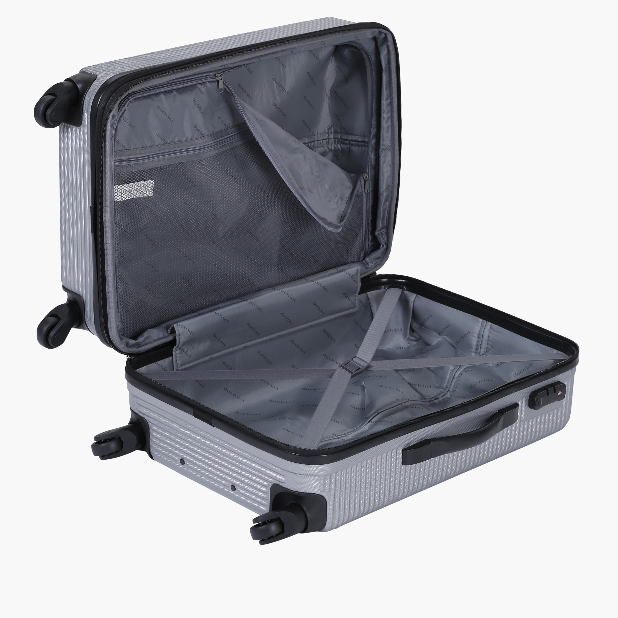 Shop Duchini Textured Hard Case 360 Spinner Trolley Bag Online ...