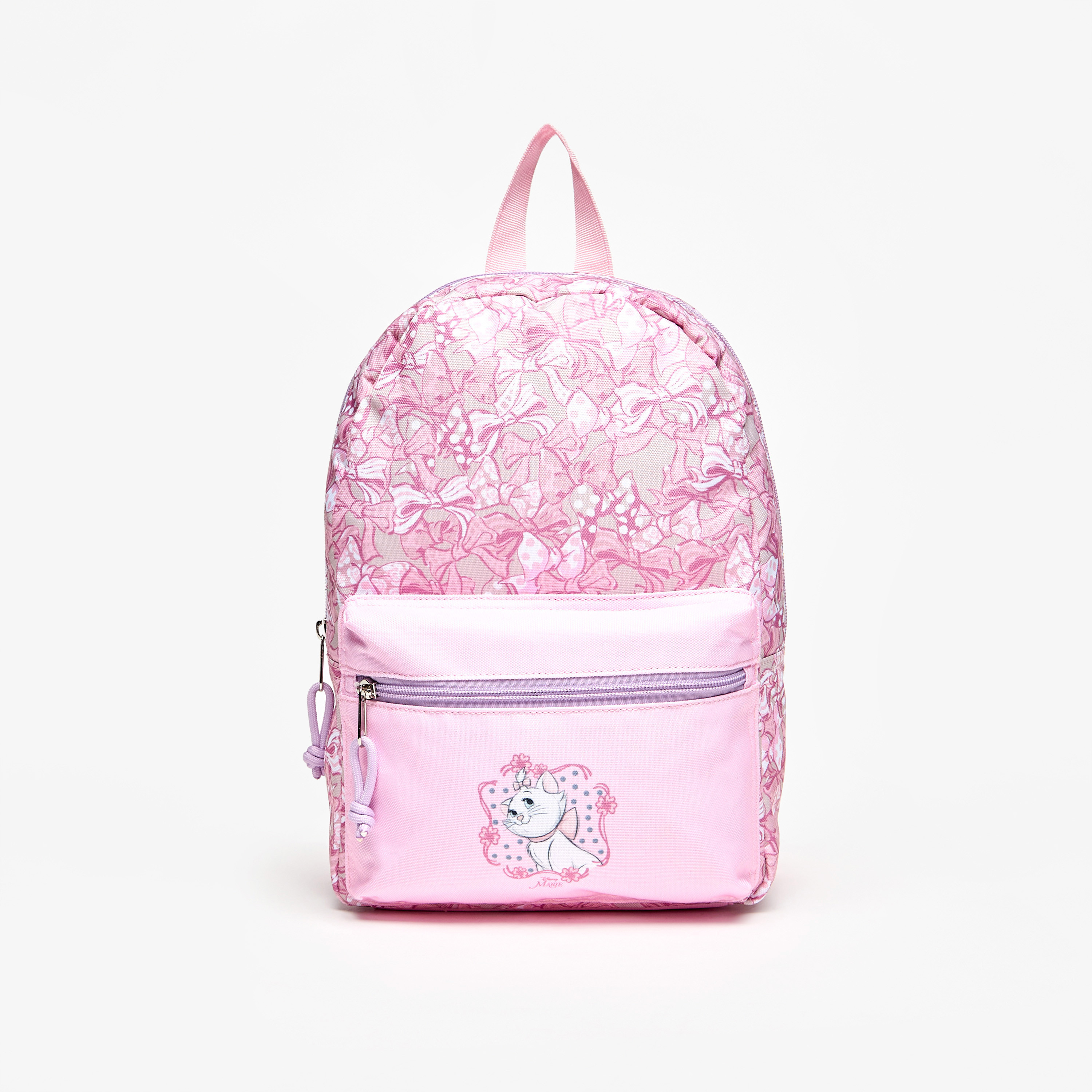 Shop Disney Marie Print Backpack with Adjustable Straps and Zip Closure ...